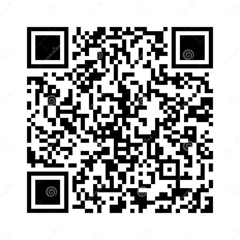 Black White QR Code. Quick Response Code. Marketing and Inventory ...