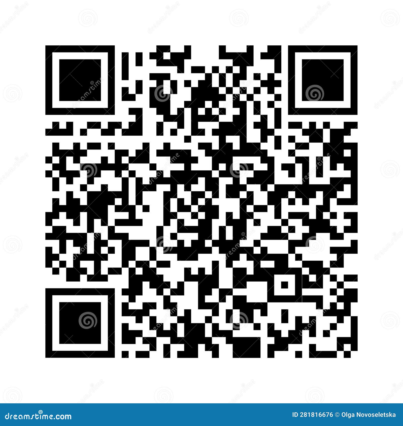 Black White QR Code. Quick Response Code. Marketing and Inventory ...