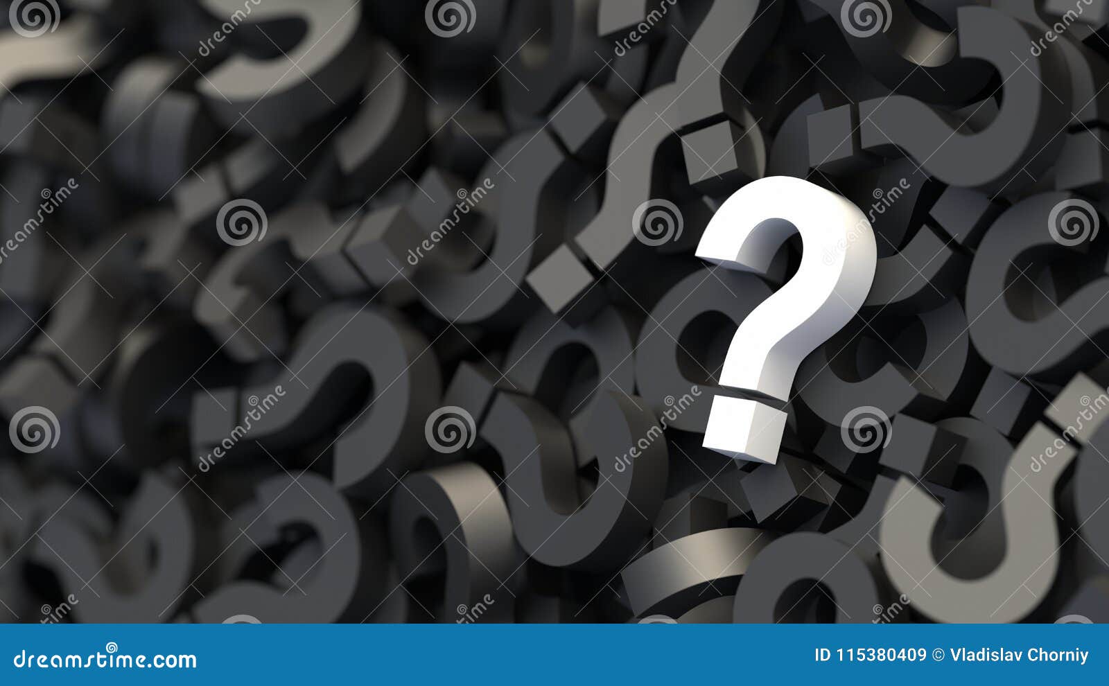 Black and White Question Marks Stock Illustration - Illustration of ...