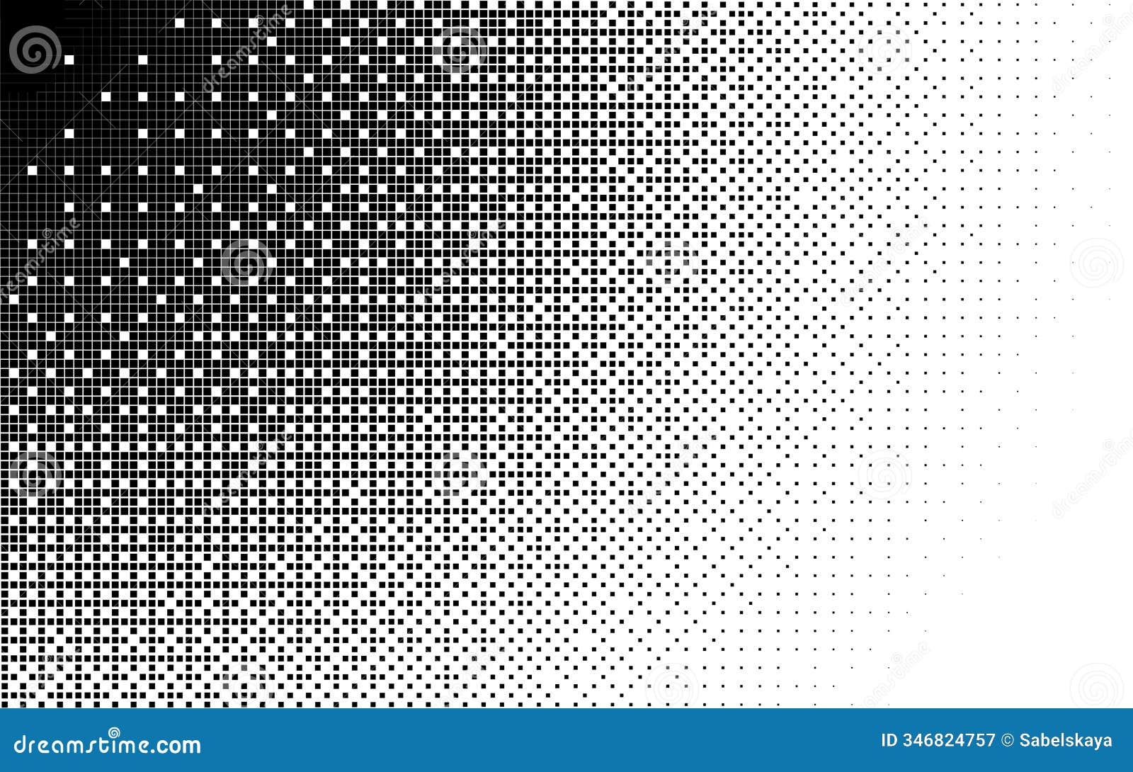 Black and White Radial Bitmap Texture, Abstract Halftone Pattern Vector ...