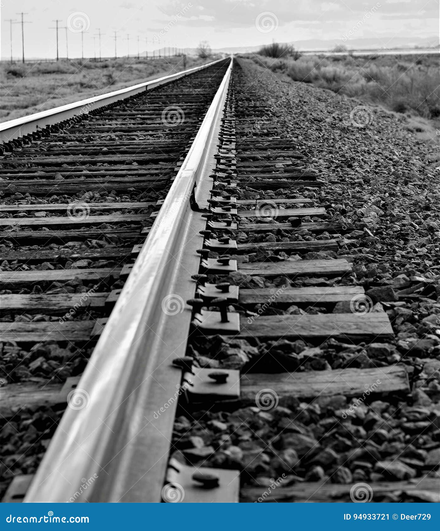 Black and White Rail stock image. Image of drive, road - 94933721
