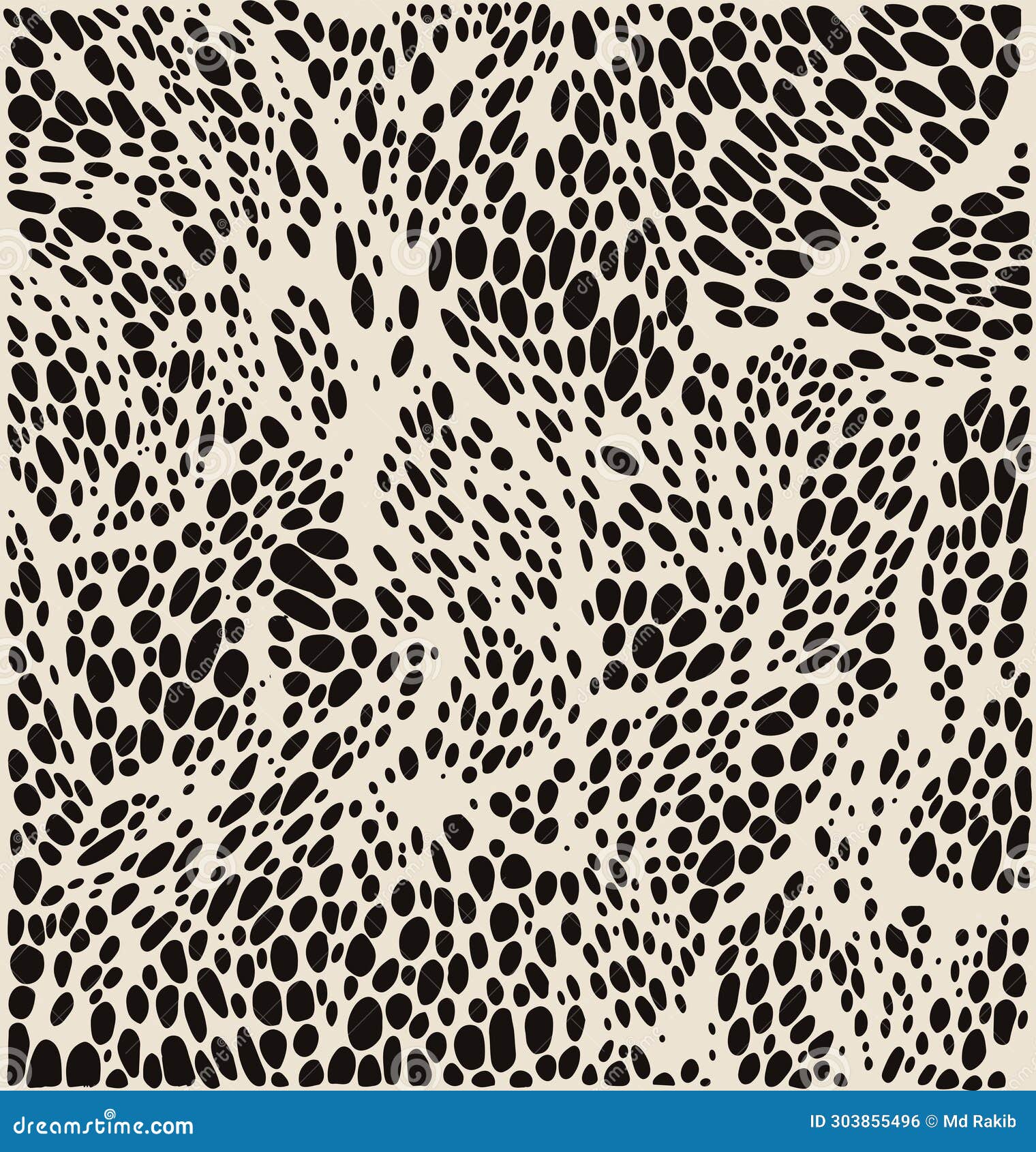 Black and White Random Abstract Pattern, in the Style of Synthetism ...