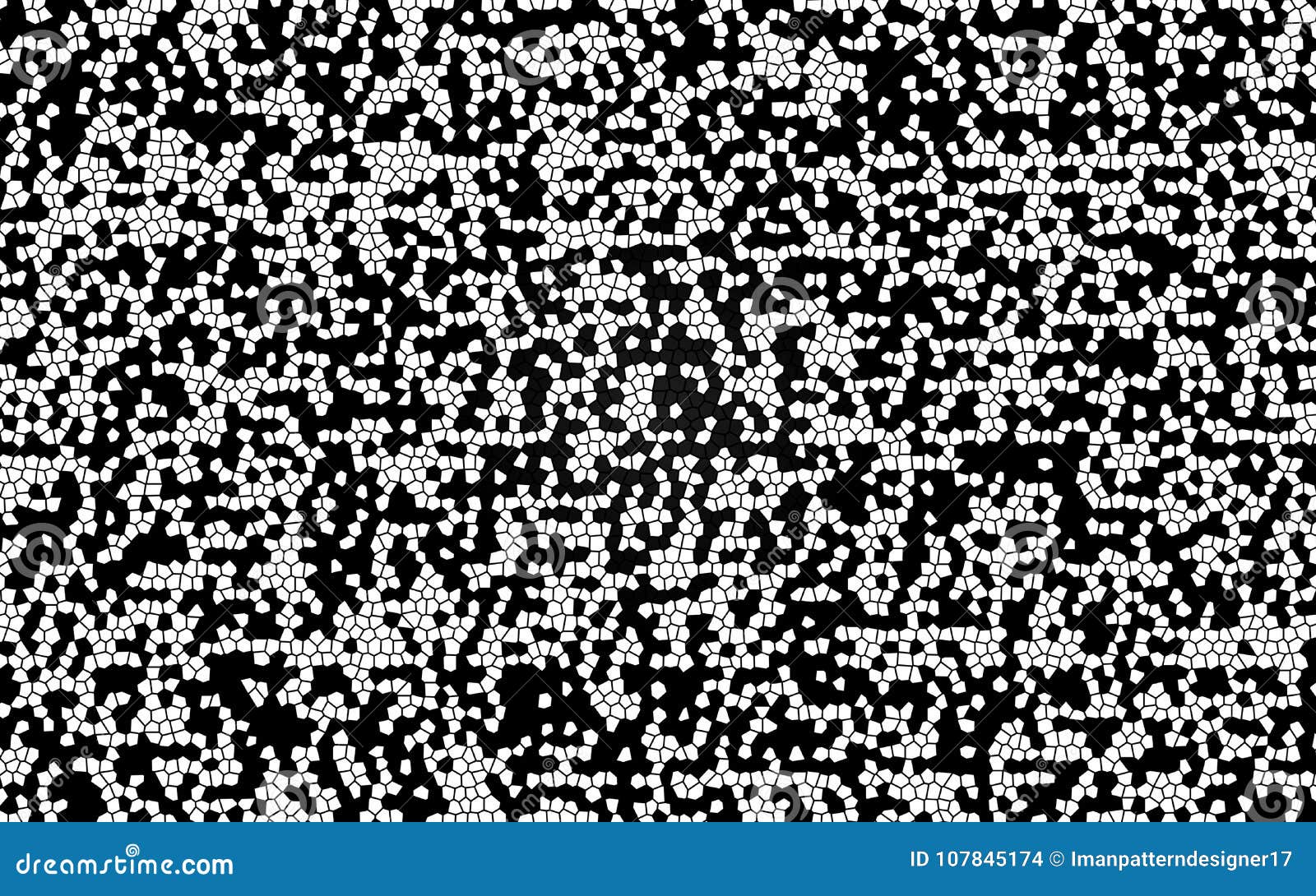 Black and White Mosaic Random Squares Pattern Stock Illustration ...