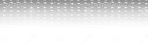 Black and White Random Pixels Pattern. Classic Pixel Art Dithering Fade ...