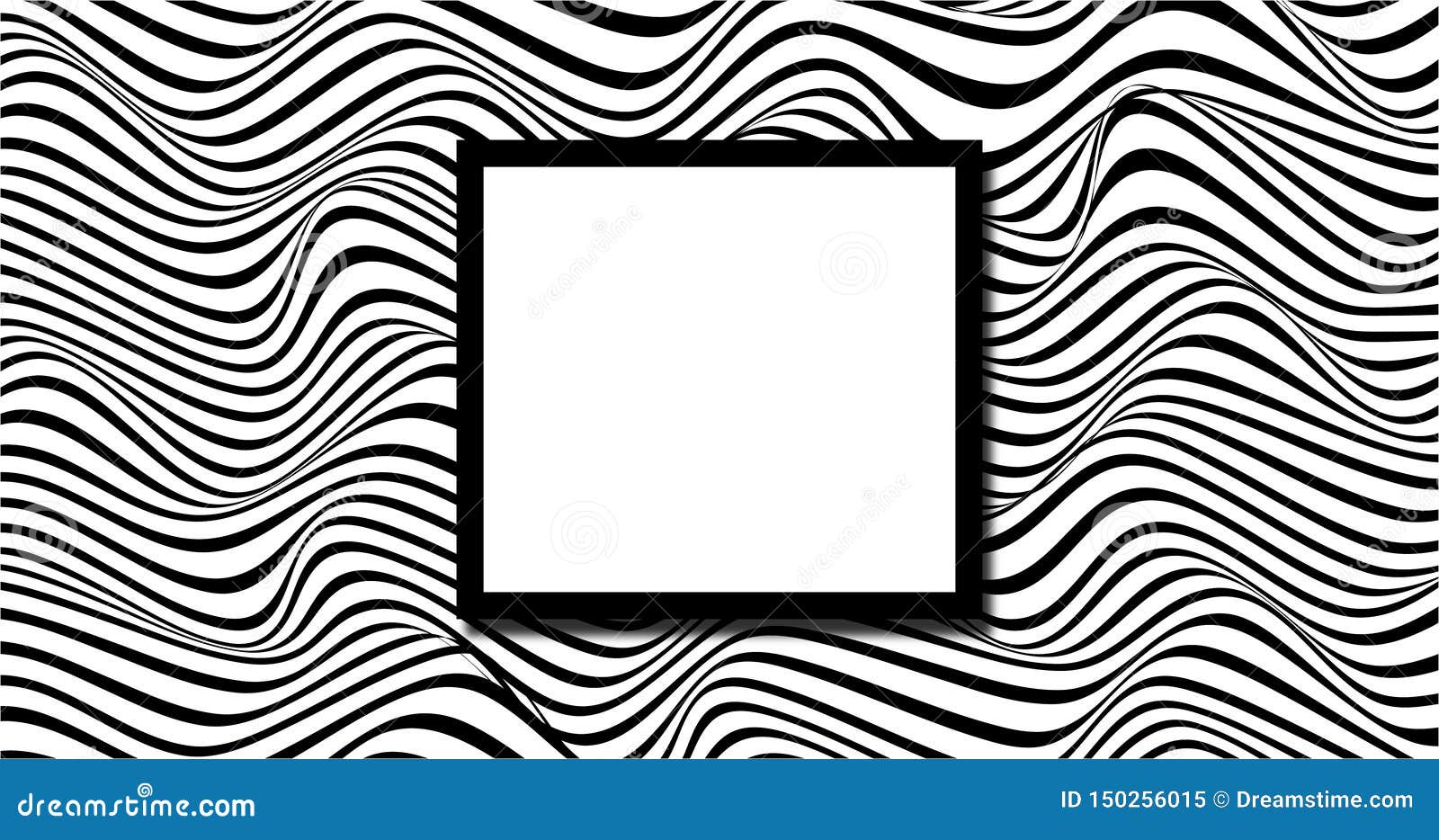 Black and White Random Wavy Background Stock Illustration ...