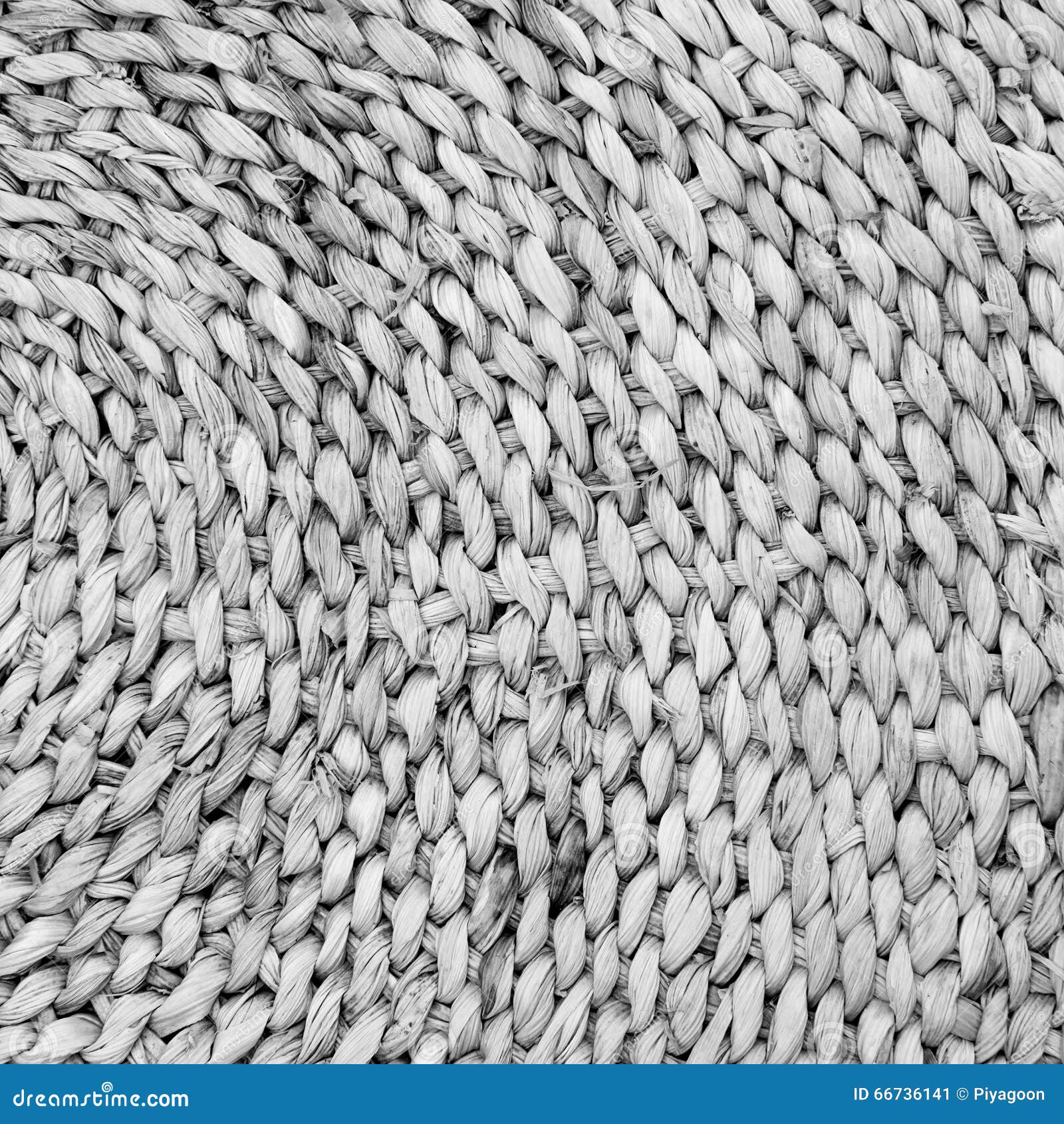 Black and White Rattan Pattern Handmade Stock Image - Image of ...