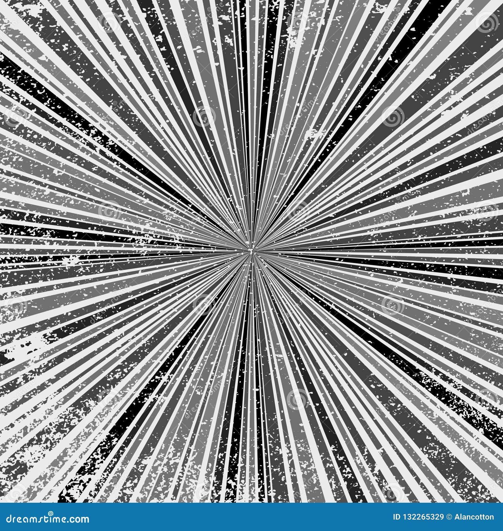 Black and White Rays Background Stock Illustration - Illustration of ...