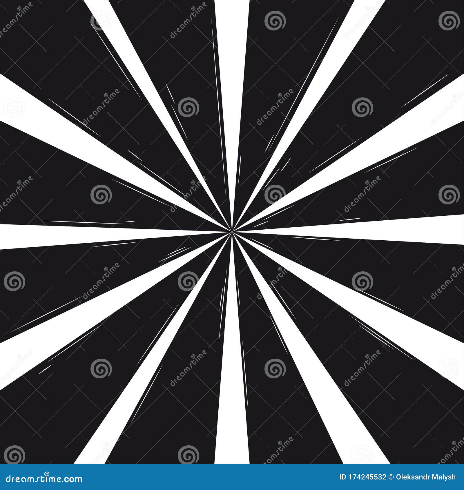 Black and White Rays Background Design Illustration Stock Vector ...