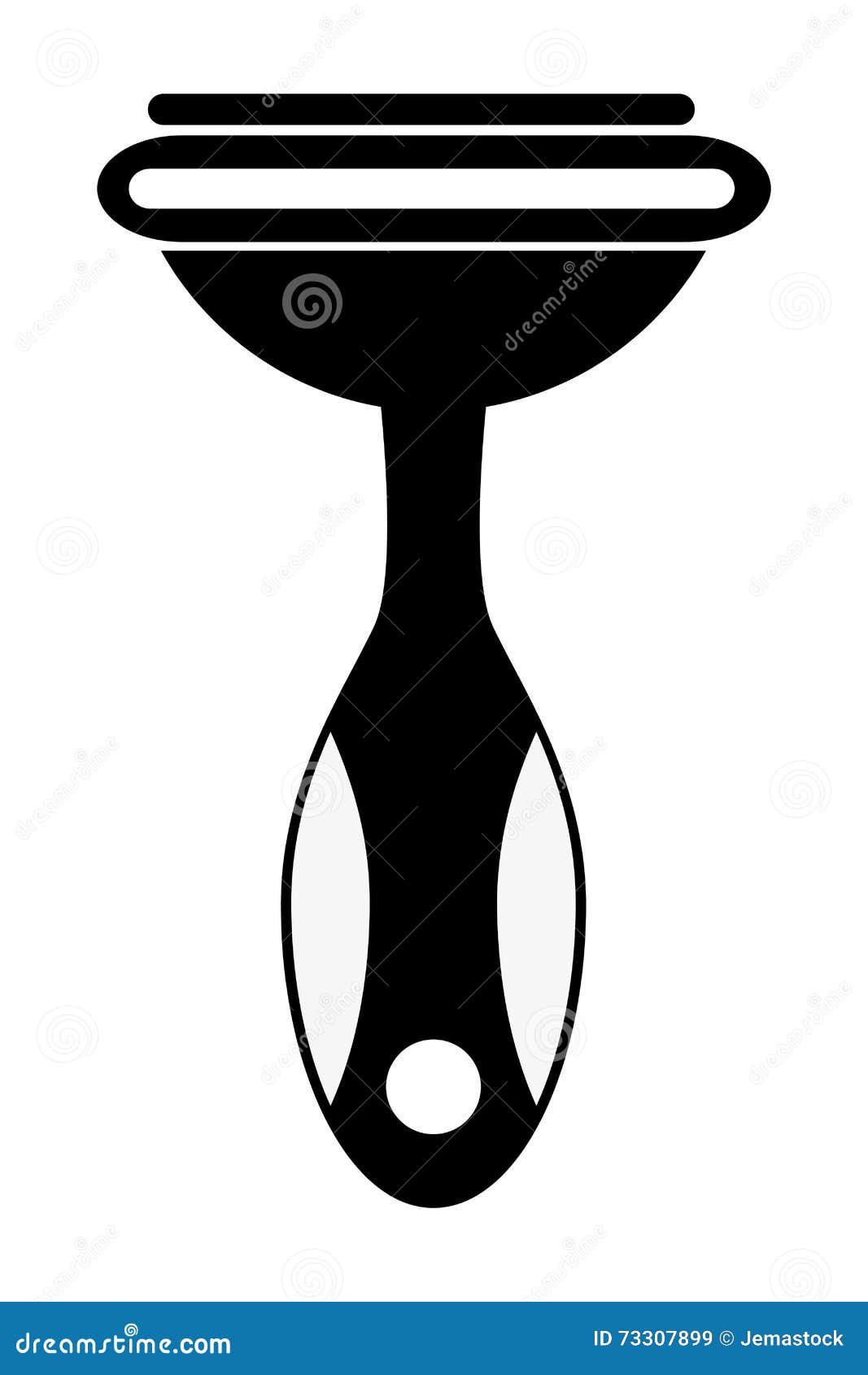 Black and white razor icon stock illustration. Illustration of colorful ...