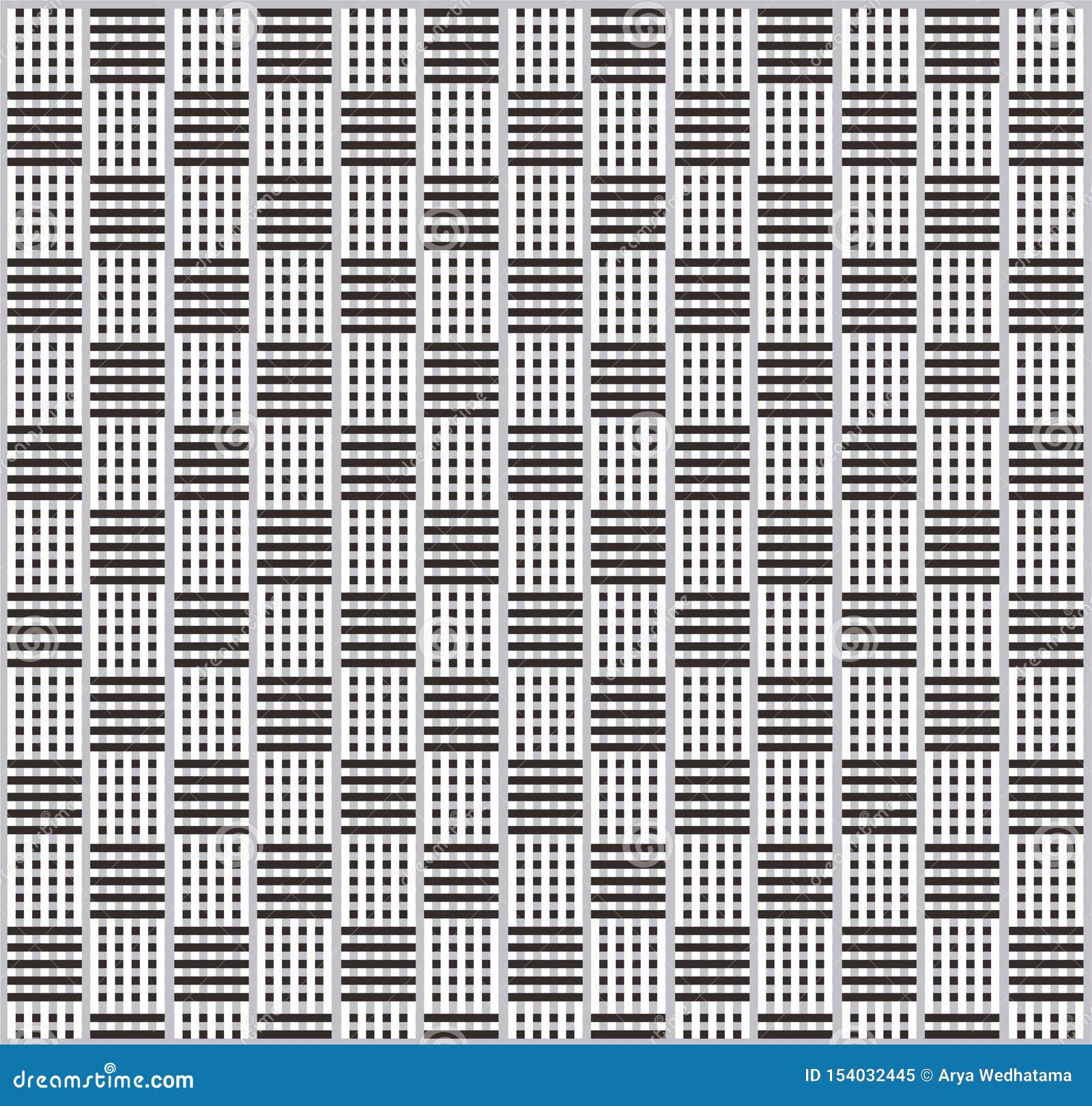 The Black and White Rectangle Pattern Wallpaper Stock Illustration ...