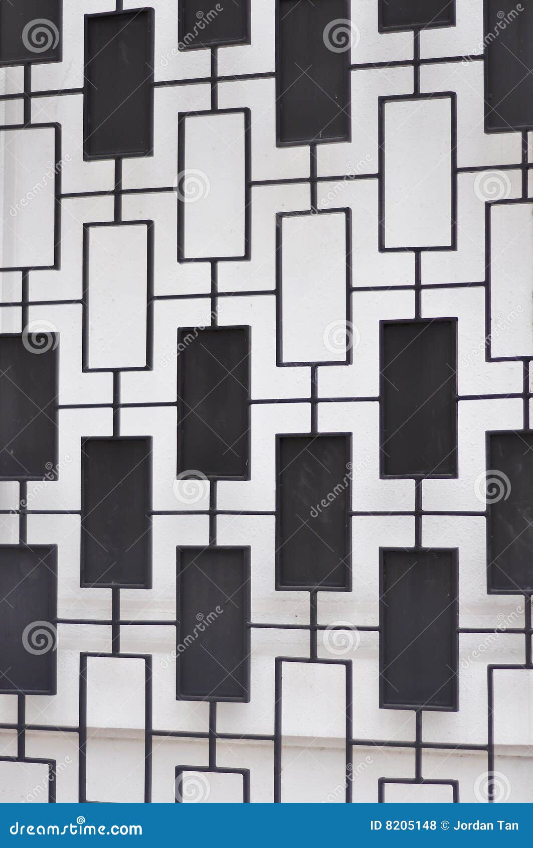 Black and white rectangles stock photo. Image of steel - 8205148