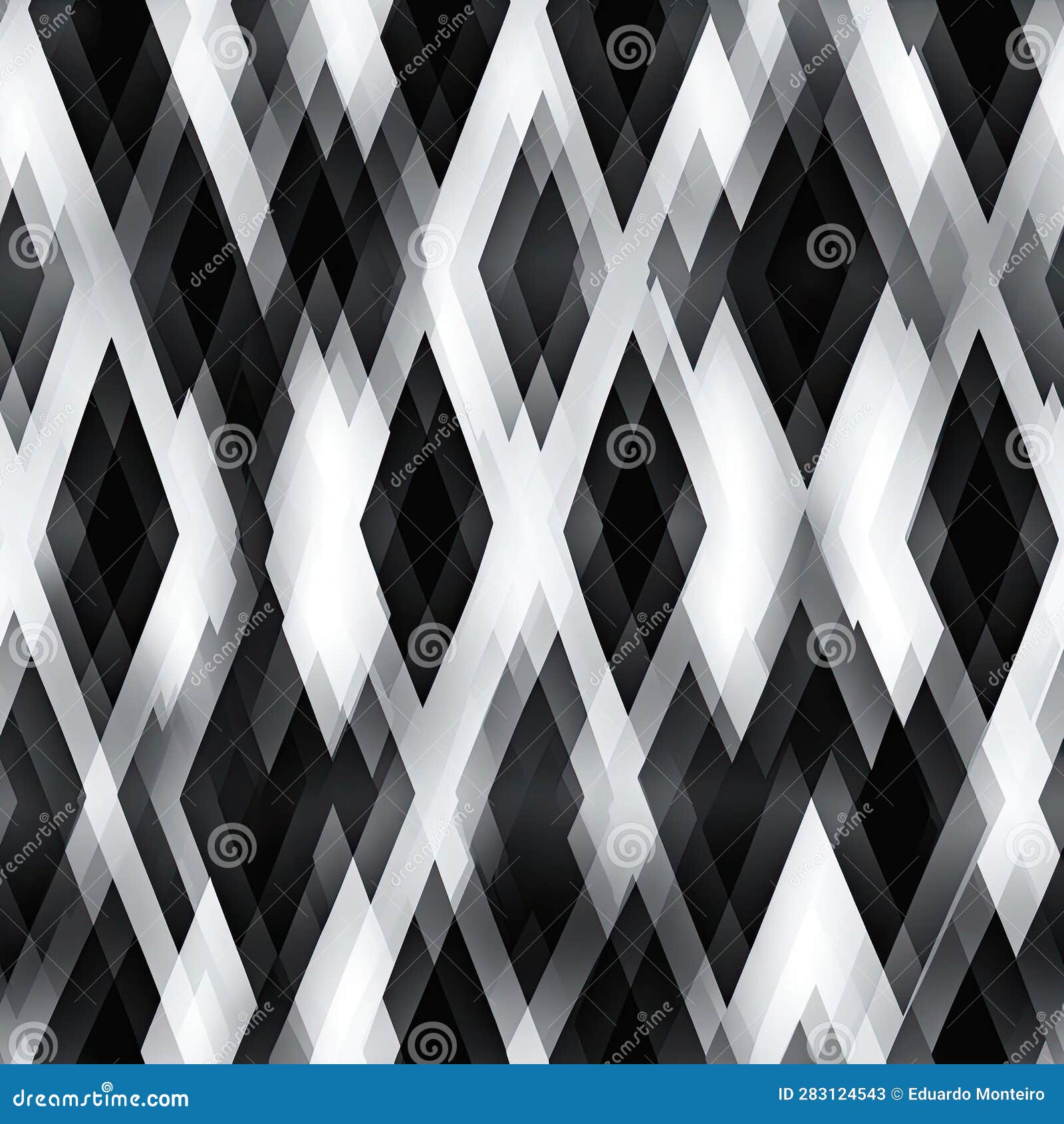 Black and White Rectangular Pattern with Diamonds (tiled) Stock ...
