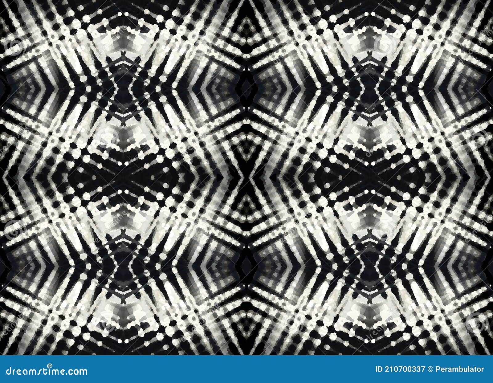 BLACK and WHITE REPEAT INTERSECTING WAVE PATTERN Stock Image - Image of ...