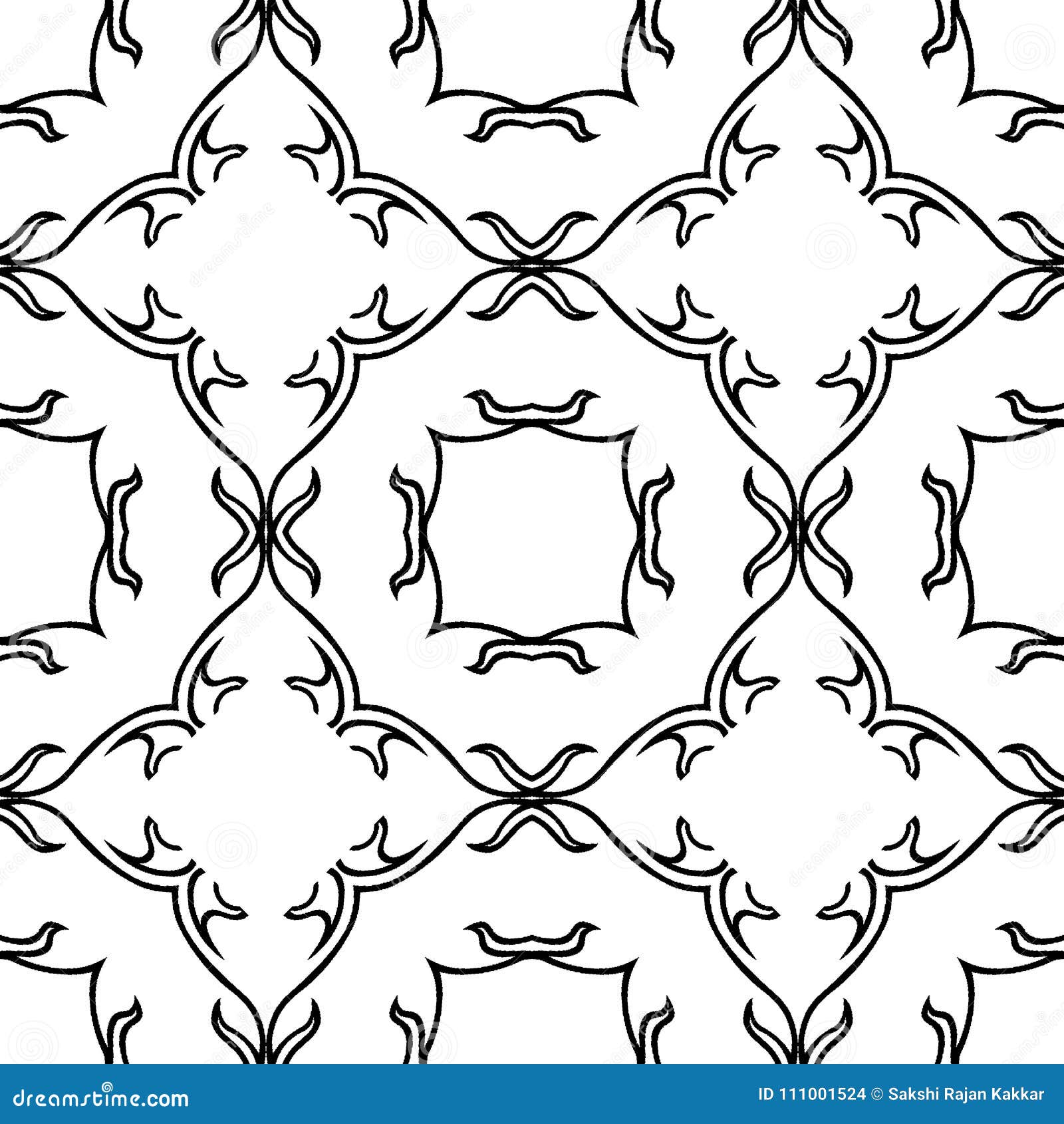 Black and White Repeat Pattern and Vector Image Stock Vector ...