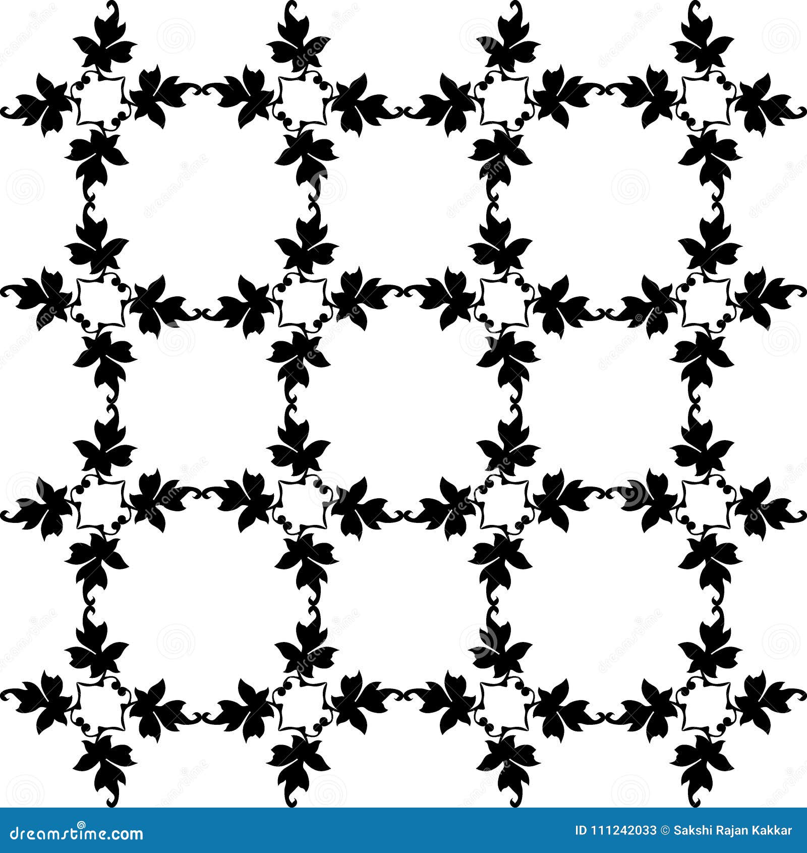 Black and White Repeat Pattern and Vector Image Stock Vector ...