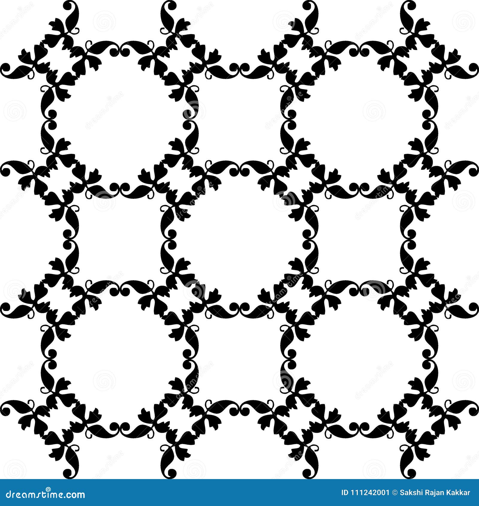 Black and White Repeat Pattern and Vector Image Stock Vector ...