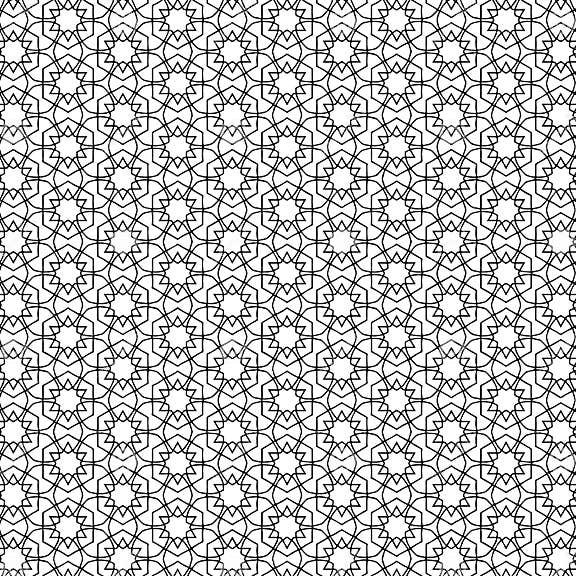 Black and White Repeat Star Pattern Translucent Stock Image ...