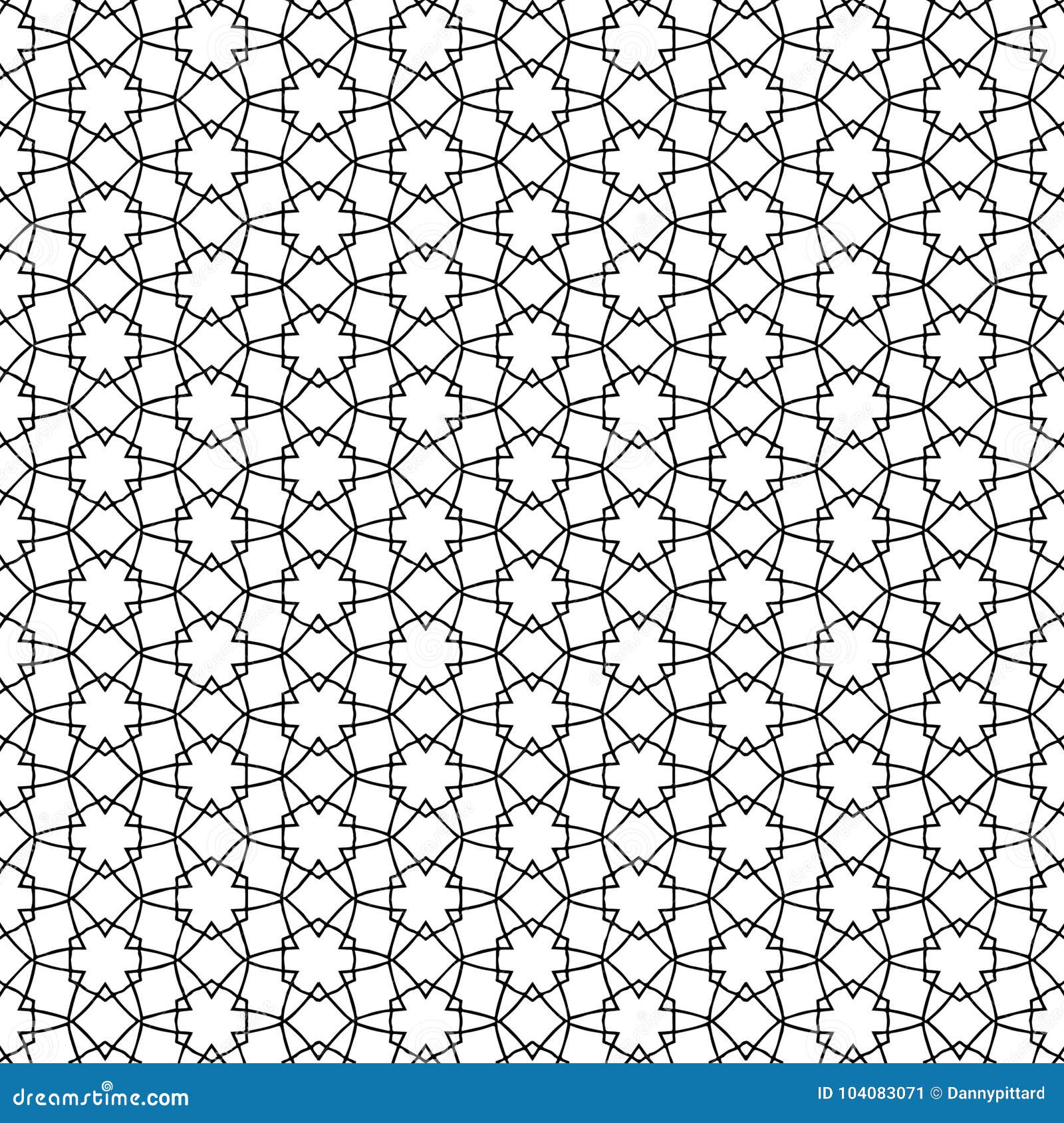 Black and White Repeat Star Pattern Translucent Stock Image ...