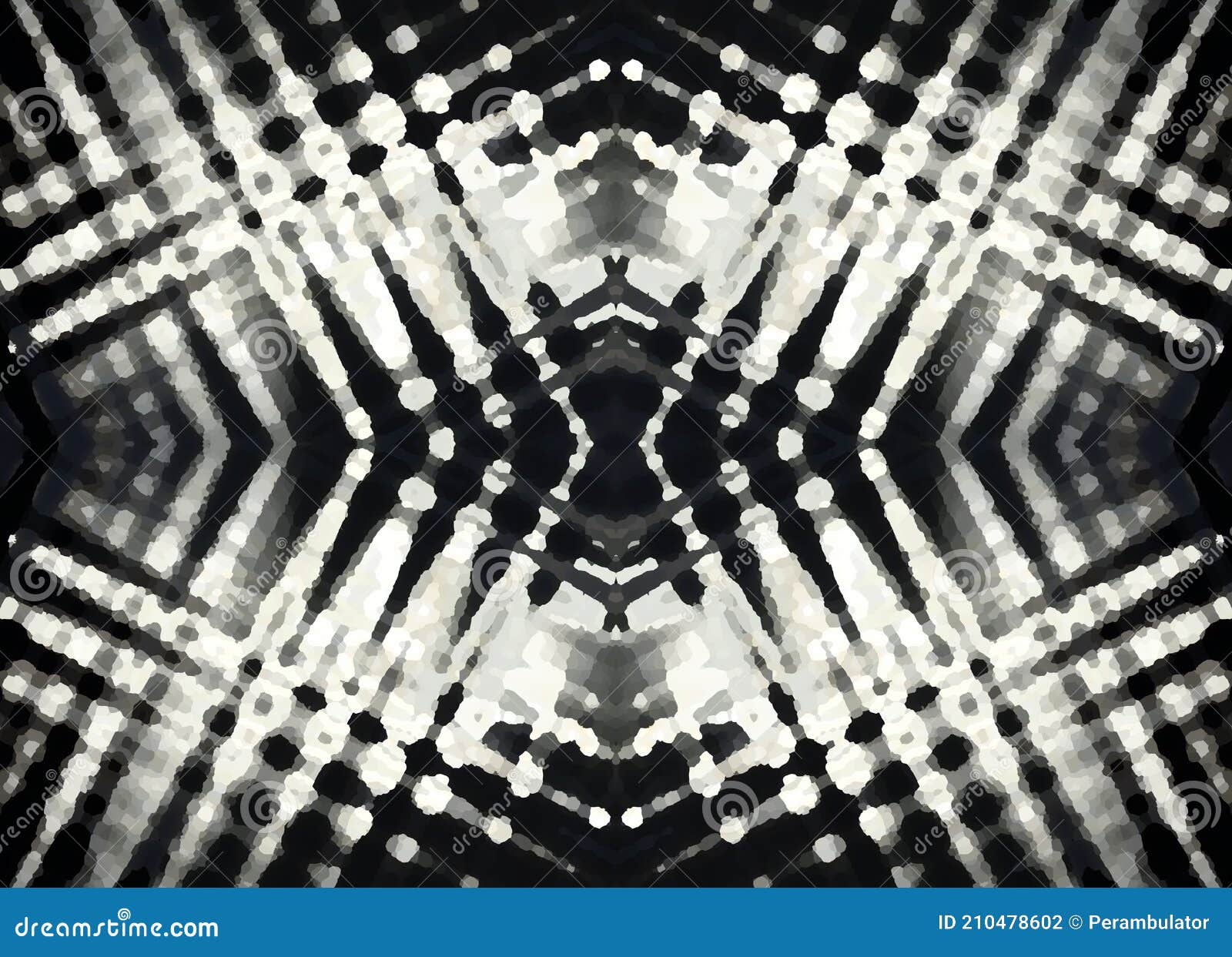 BLACK and WHITE REPEAT WAVE PATTERN Stock Illustration - Illustration ...