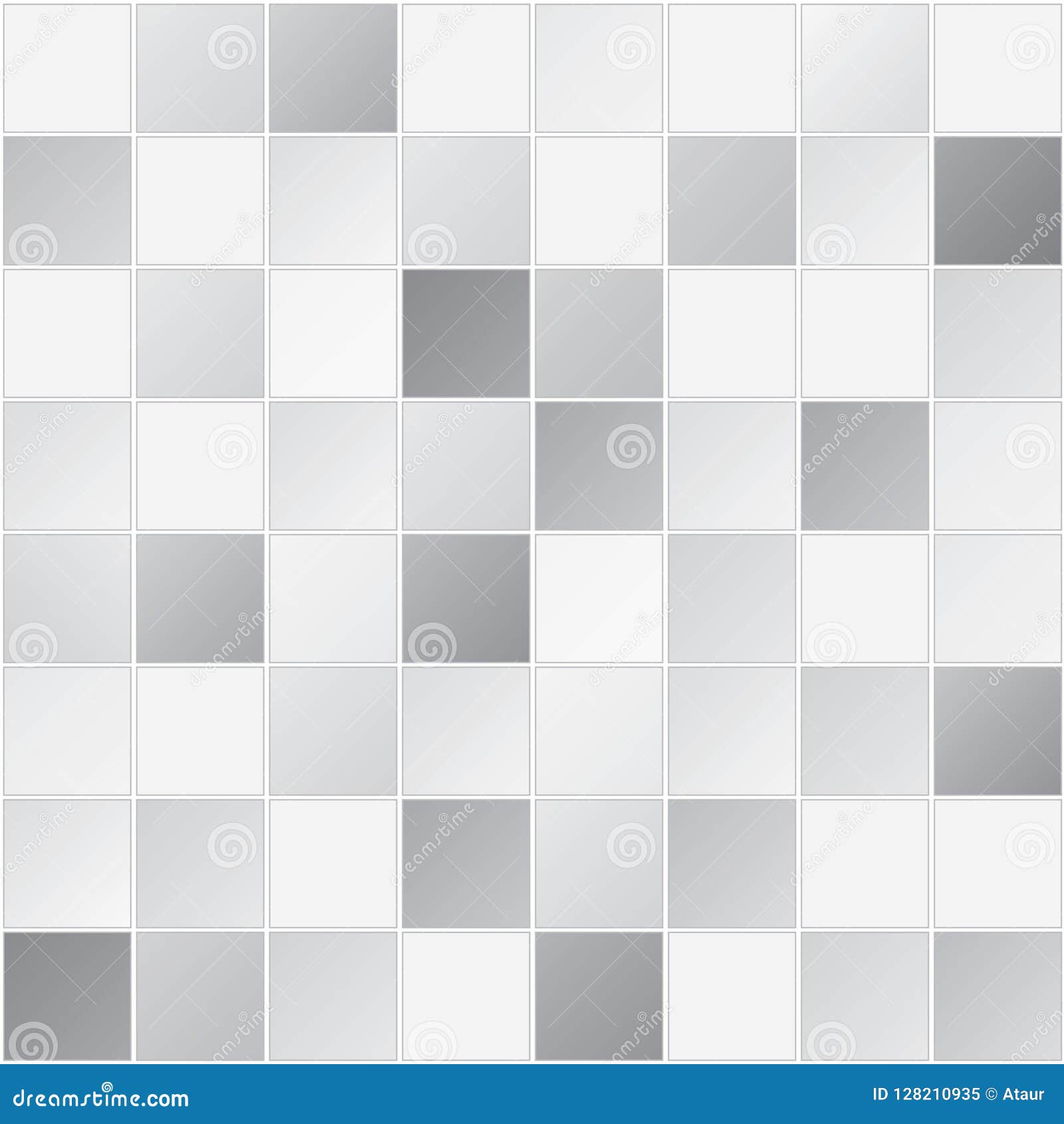 Black and White Repeatable Tiles with Square Shapes for Background ...