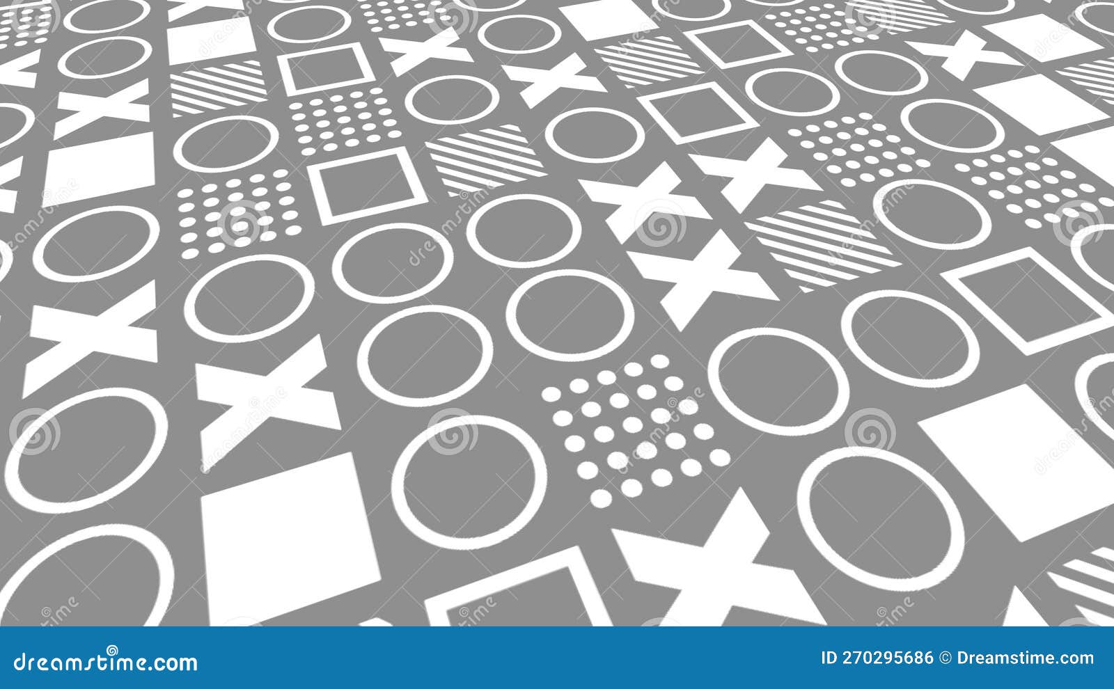 Black and White Repeating Pattern of Geometric Shapes Abstract ...