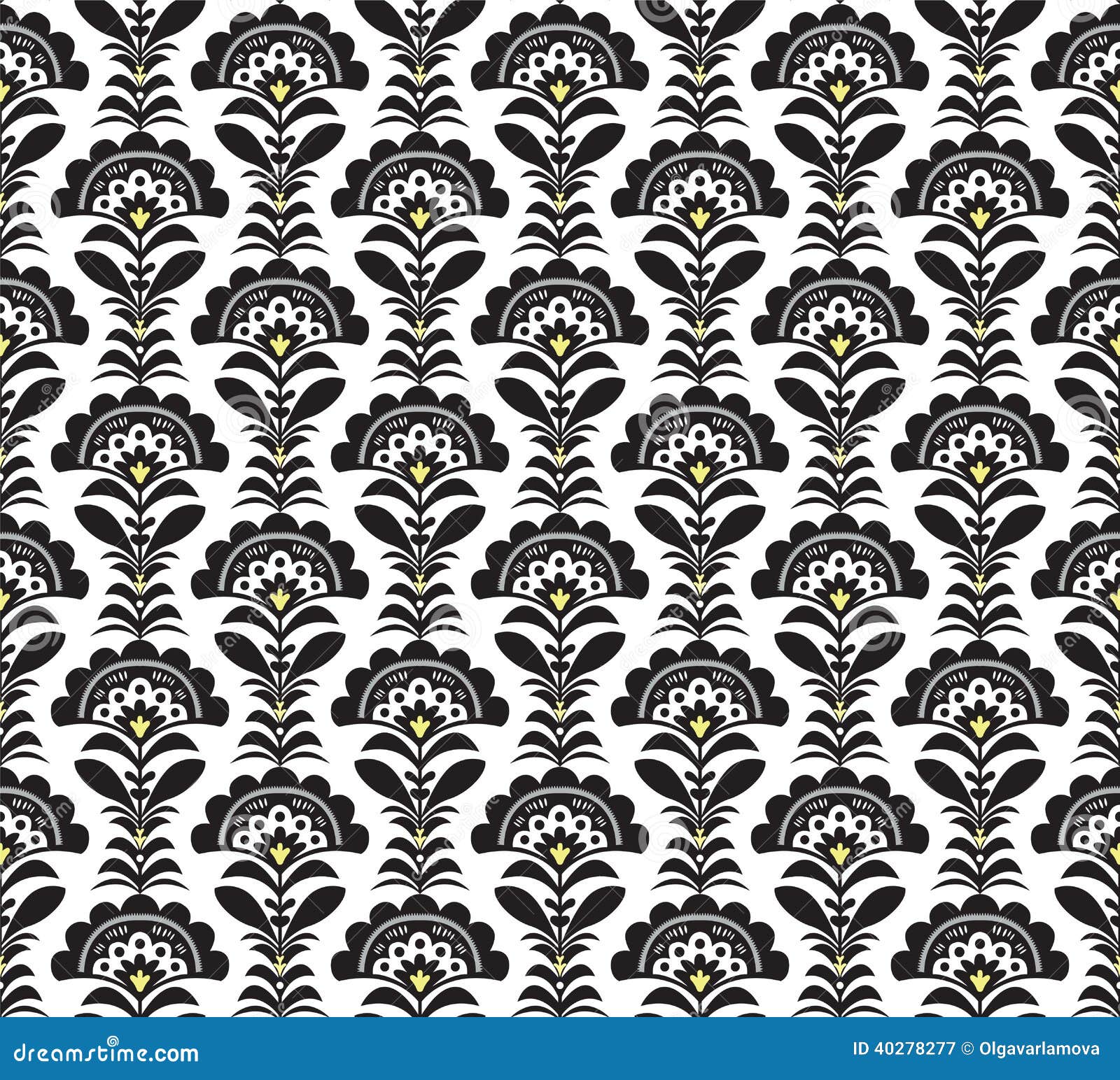 Black and White Retro Pattern. Vector Formate Stock Vector ...