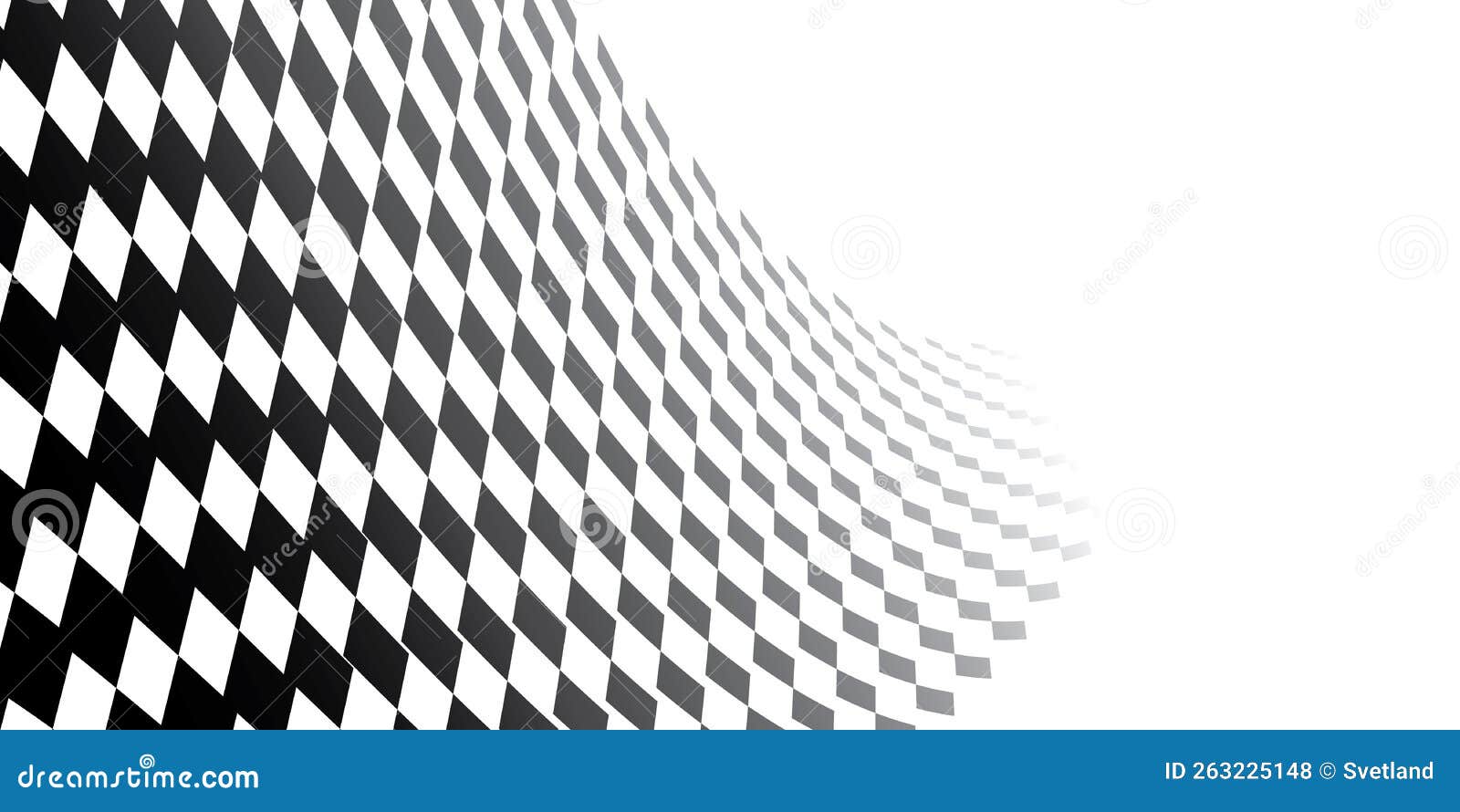 Black and White Rhombus Background. Vector Checkered Background Stock ...