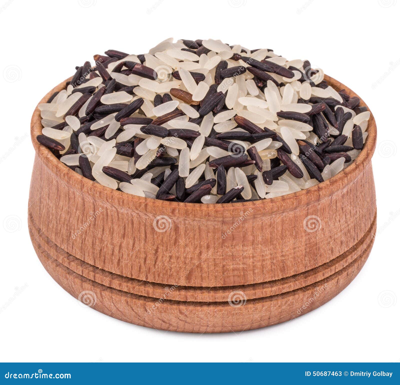 Black and white rice stock image. Image of recipe, serving - 50687463
