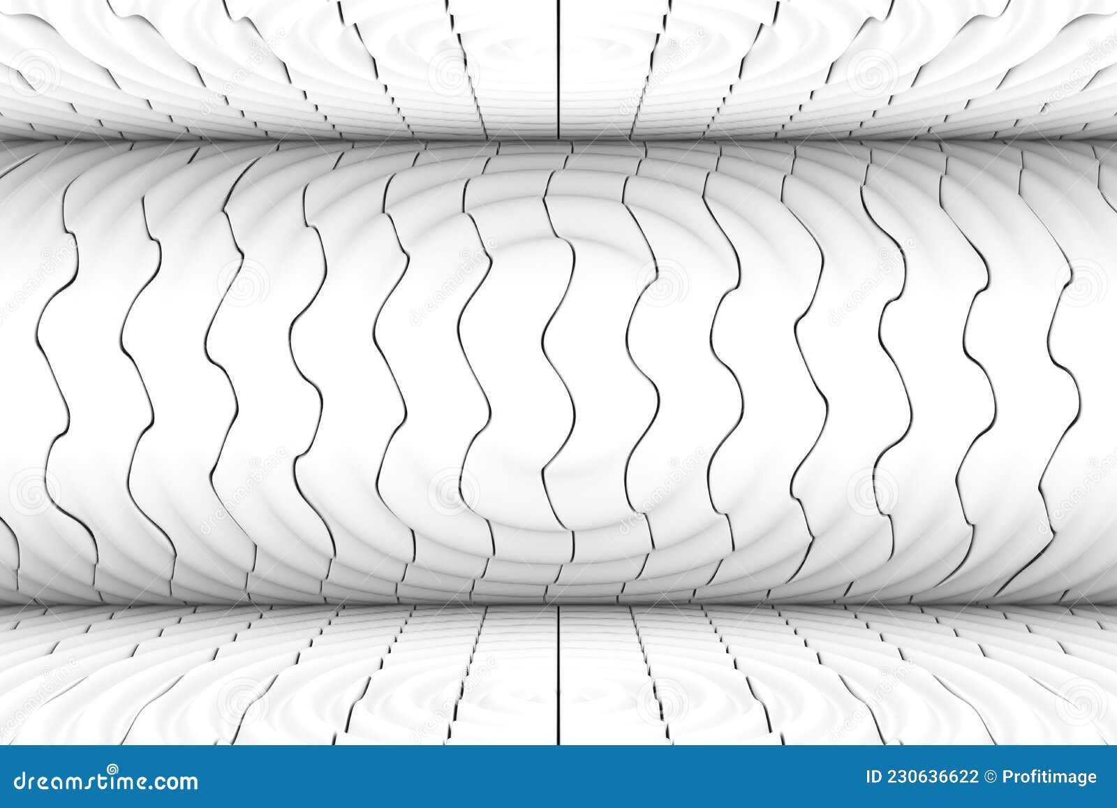 Black and White Ripple Waves Abstract Background 3D Stock Illustration ...