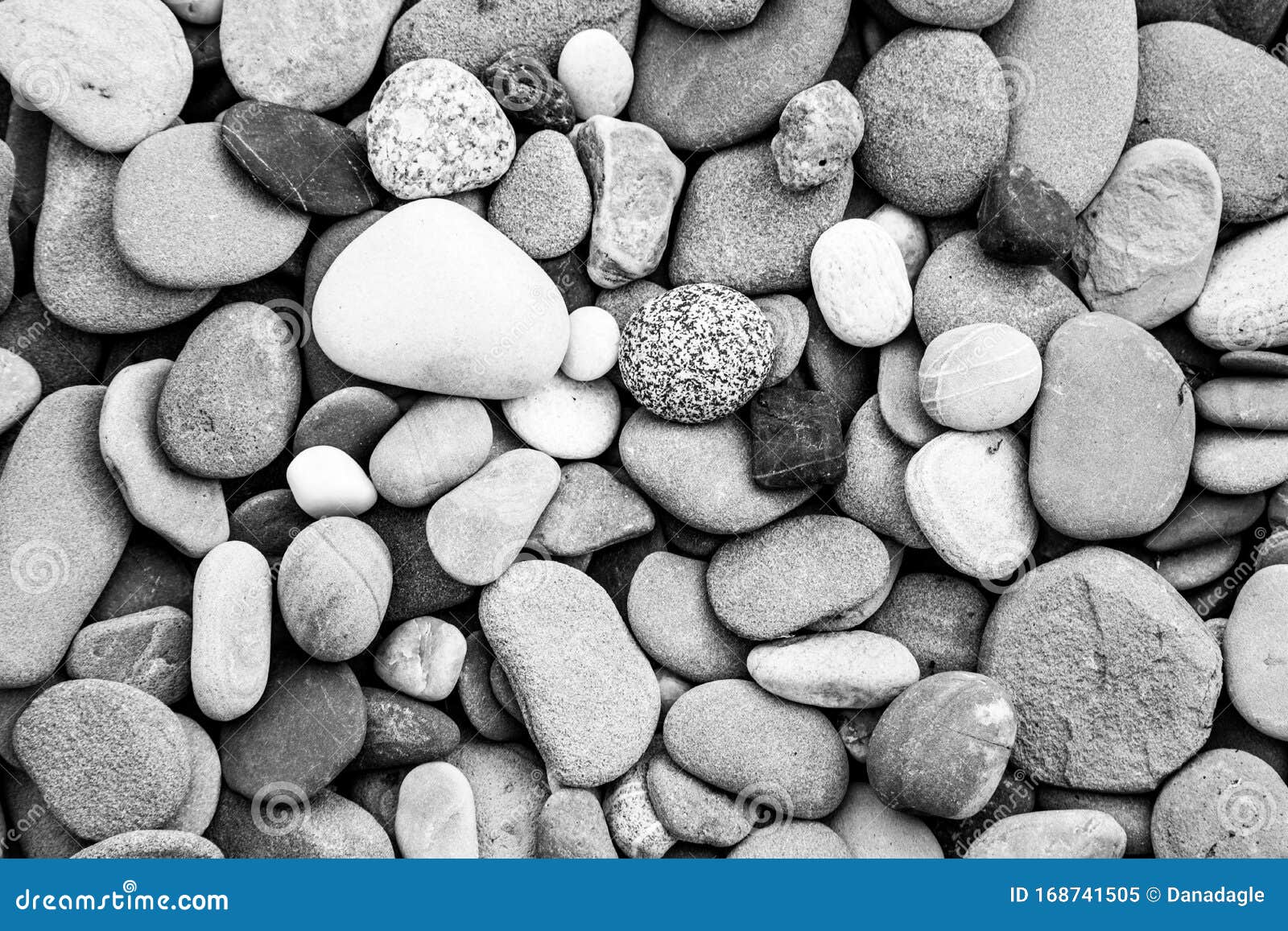 Black and White River Rocks Background Stock Image - Image of white ...