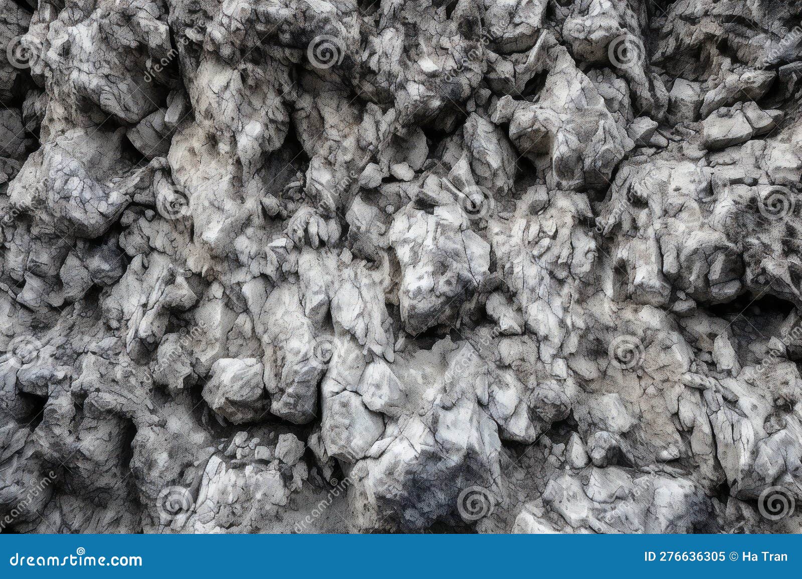 Black and White Rock Texture Background, Close Up of Rock Texture Stock ...