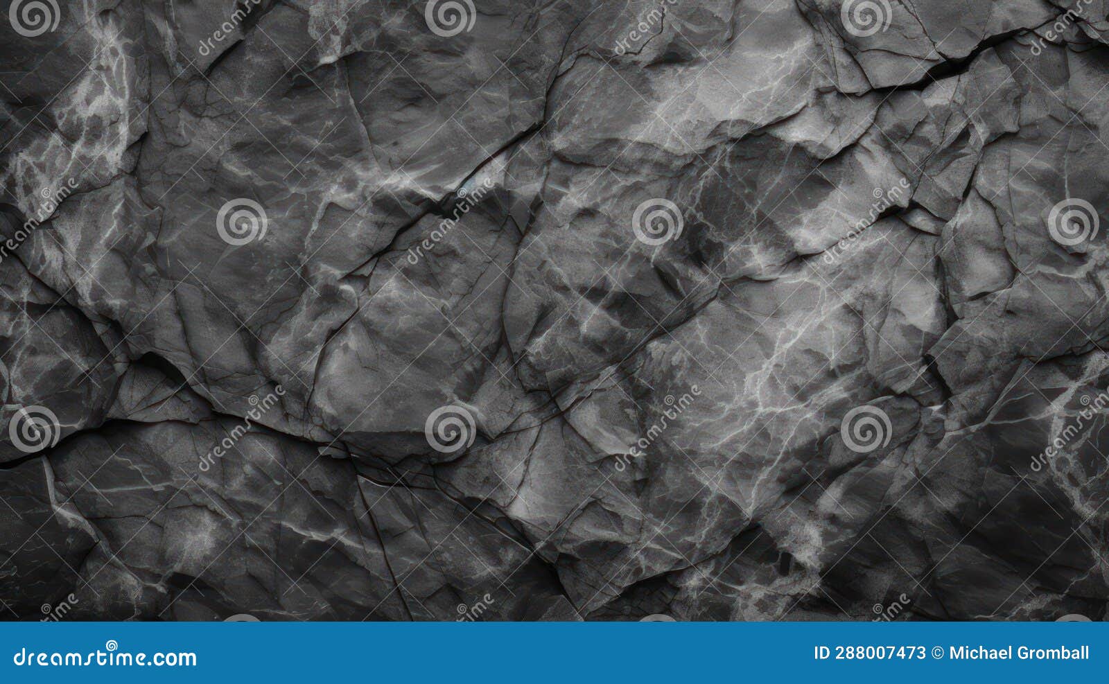 Black White Rock Texture. Dark Grey Stone Granite Background Created ...