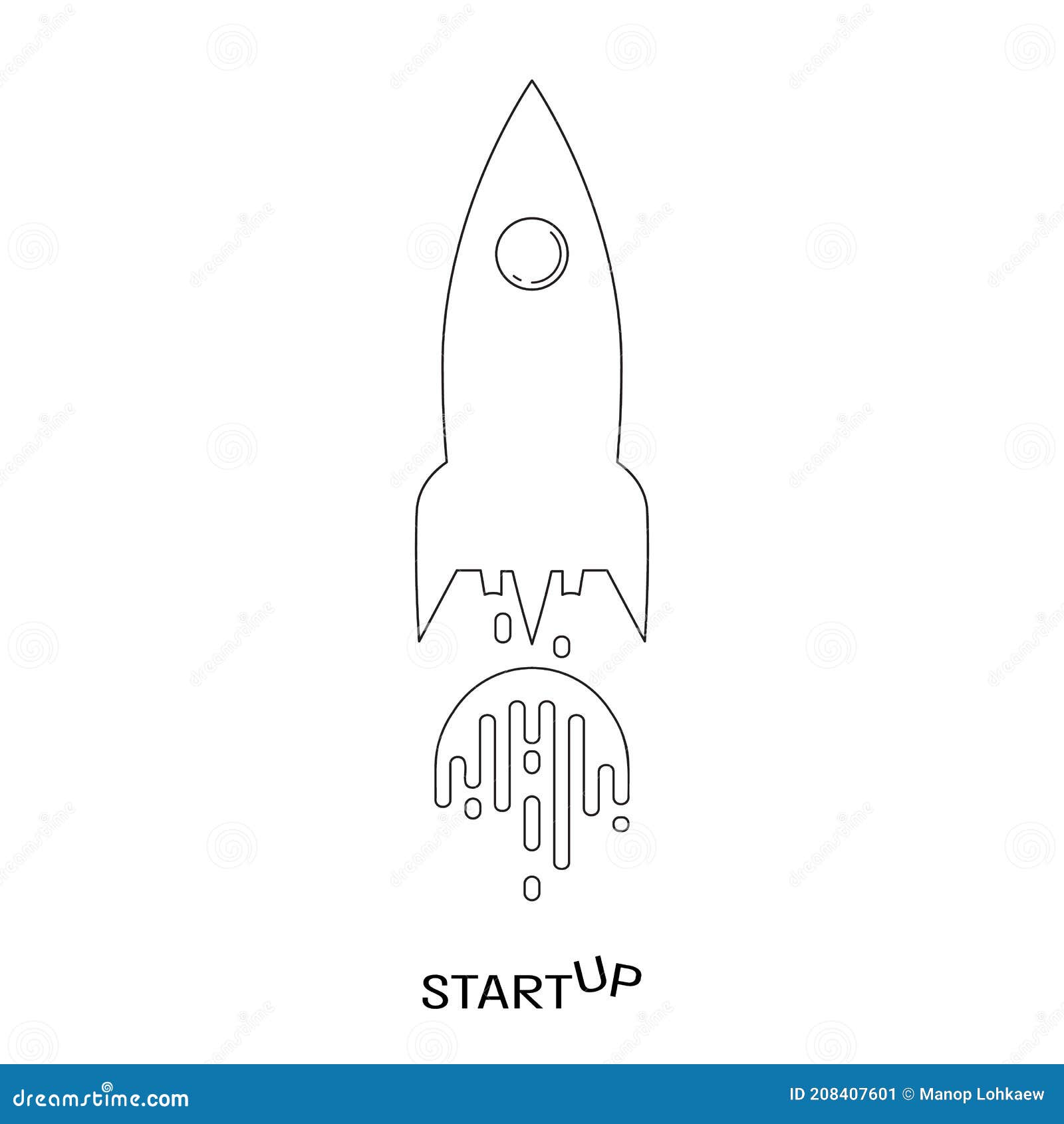 Black Launch Site With Rocket, Spaceport Icon Vector Illustration ...