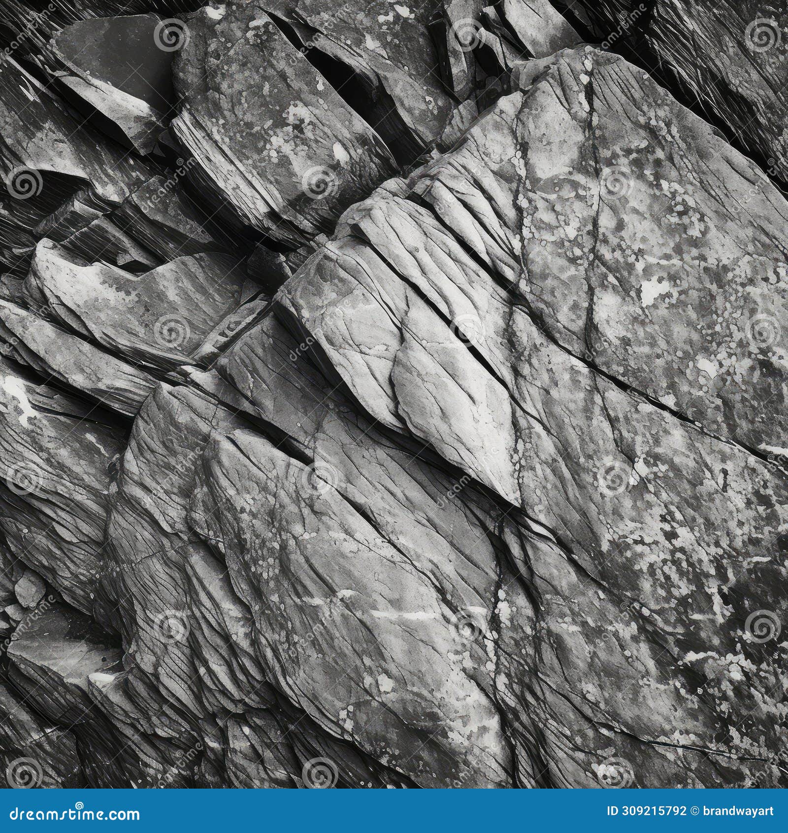 Black and White Rocks stock illustration. Illustration of rocks - 309215792