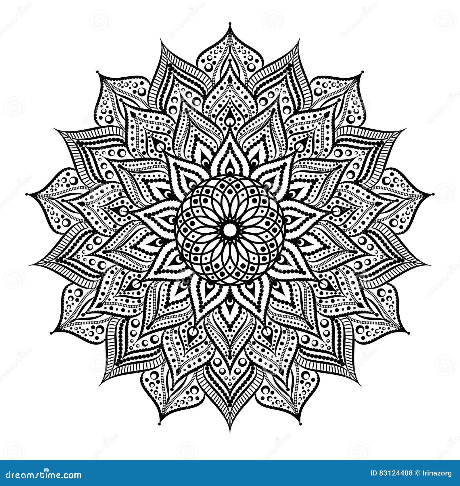 Inca Circle Vector Illustration | CartoonDealer.com #2494412