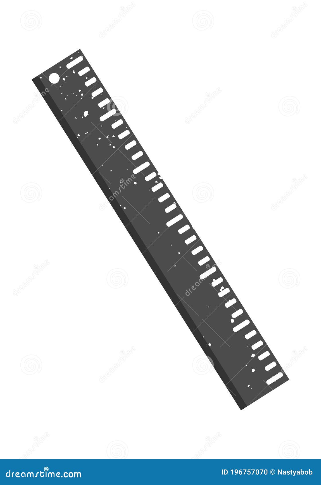 Black and White Ruler Icon with Grunge Texture. Stock Vector ...