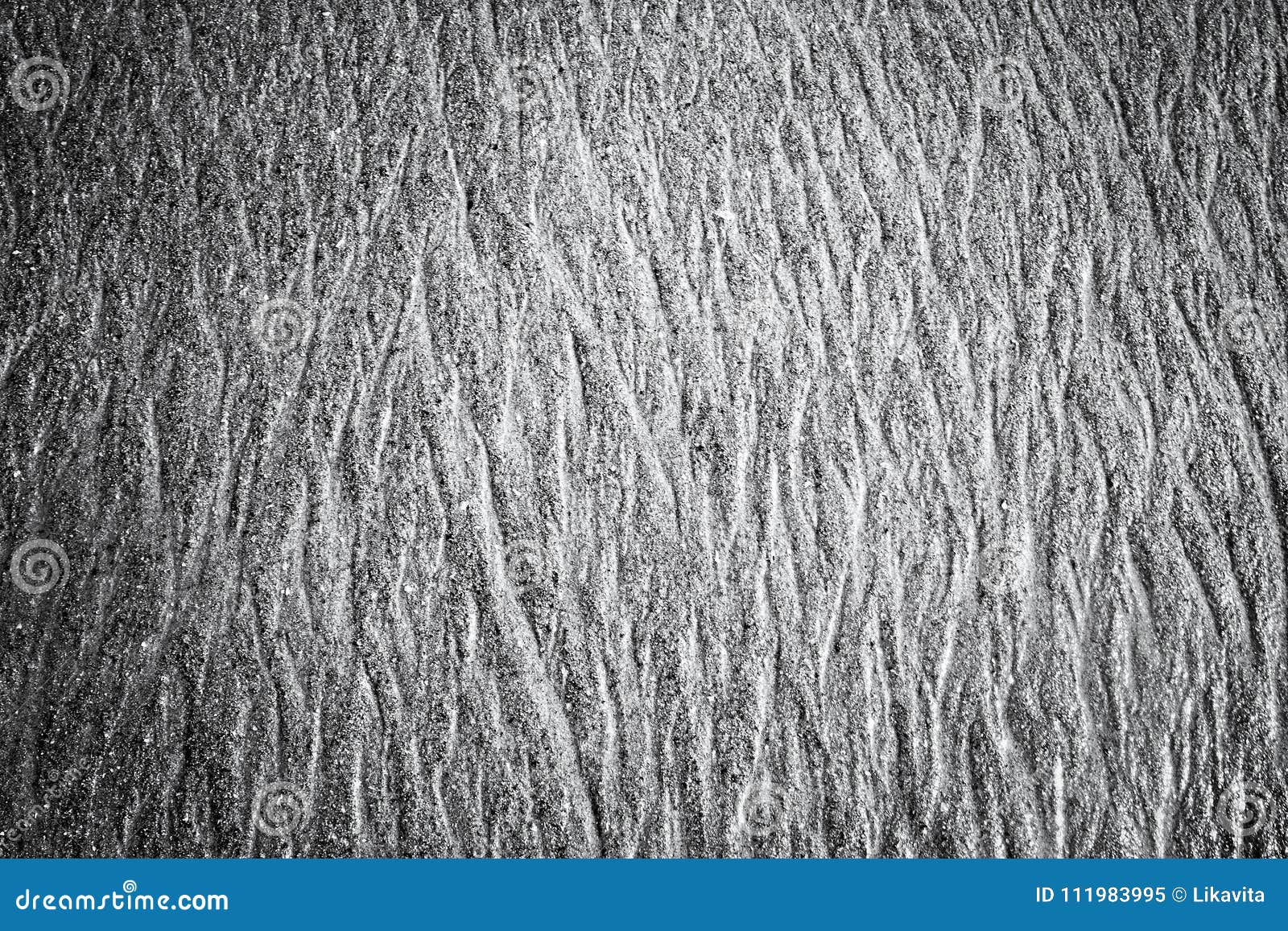 Black and White Sand Texture Stock Image - Image of coastline ...