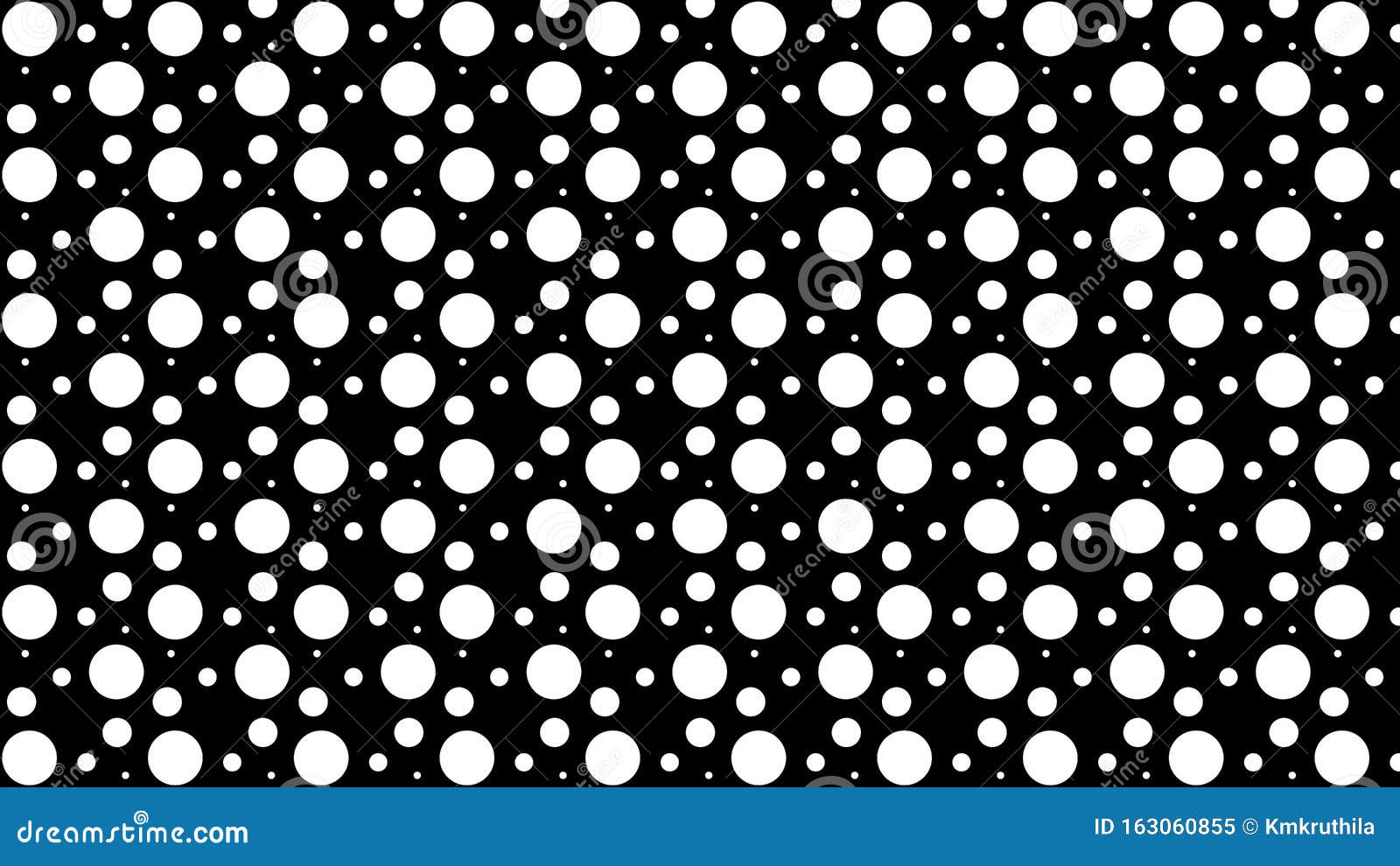 Black and White Scattered Dots Pattern Design Stock Vector ...