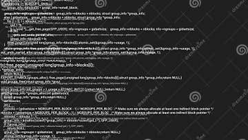 Black & White Screen Coding Hacker Concept Animation with Glitch. Programming Code Typing Error ...