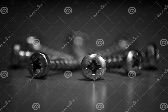 Screws Arranged in a Circle Stock Photo - Image of tapping, hardware ...