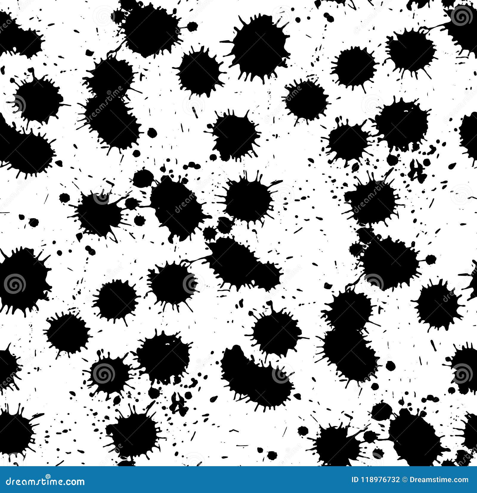 Seamles pattern of blotted stock vector. Illustration of wallpaper ...