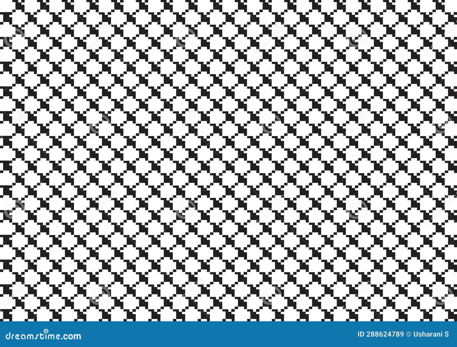 White and Black Seamless Pattern Checkered Background Vector ...