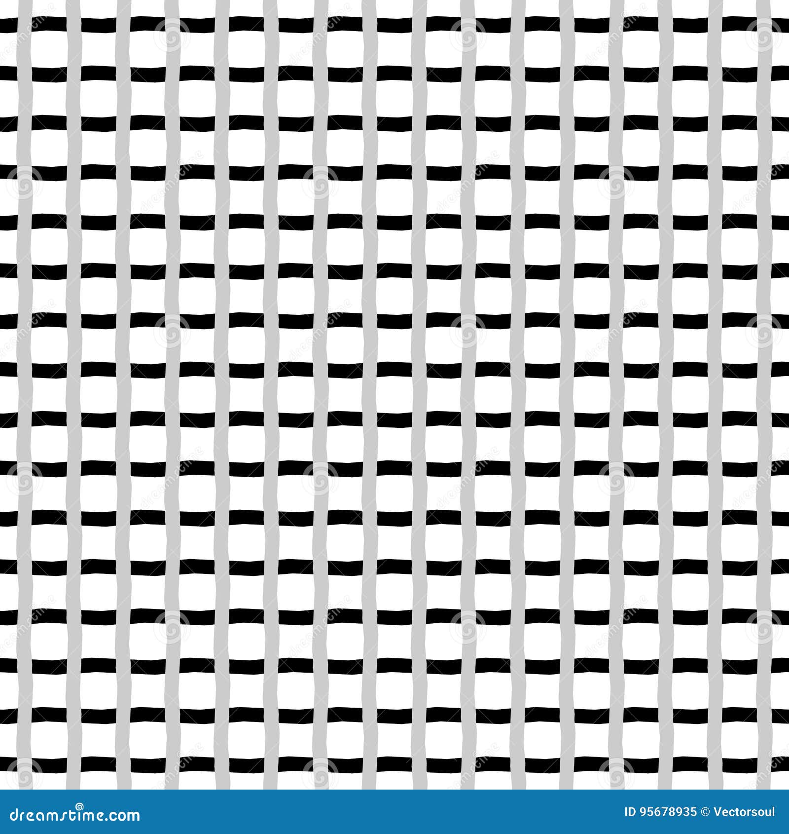 Black and White Seamless Geometric Pattern. Repeatable Texture / Stock Vector - Illustration of ...