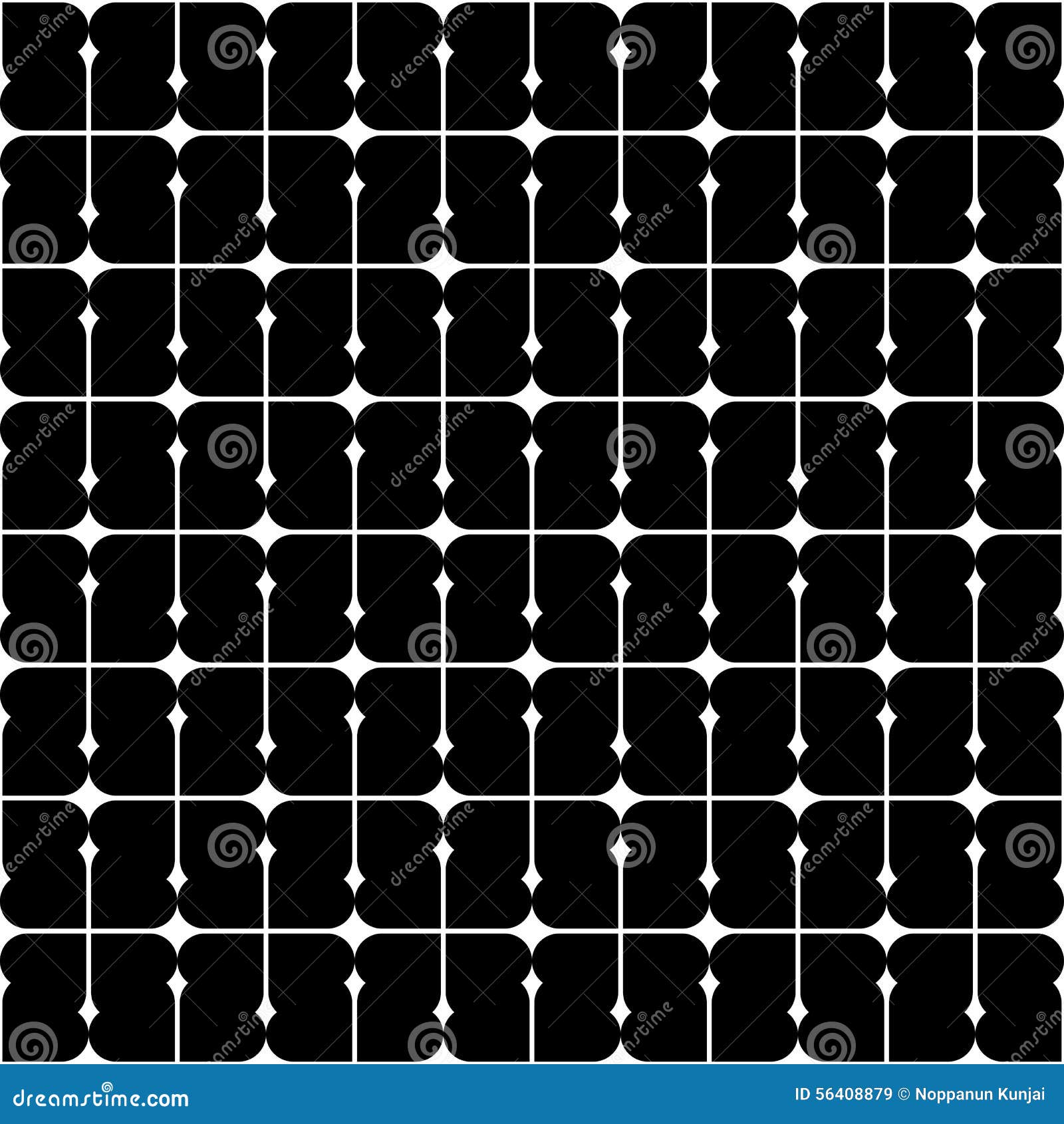 Black and White Seamless Pattern, Abstract Background. Stock ...