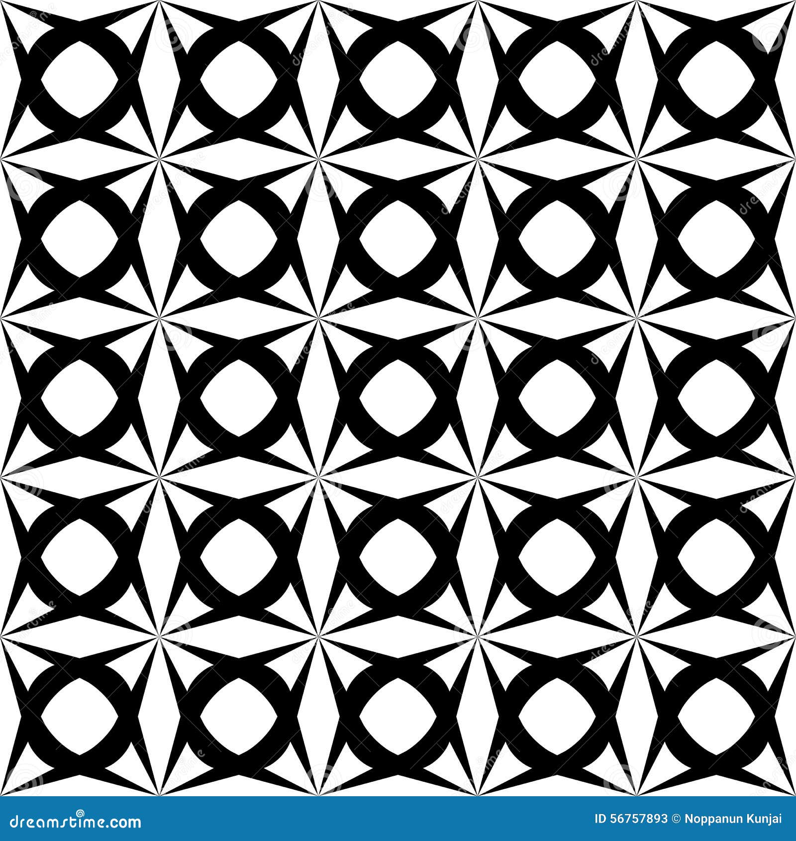 Black and White Seamless Pattern Modern Stylish Stock Vector ...