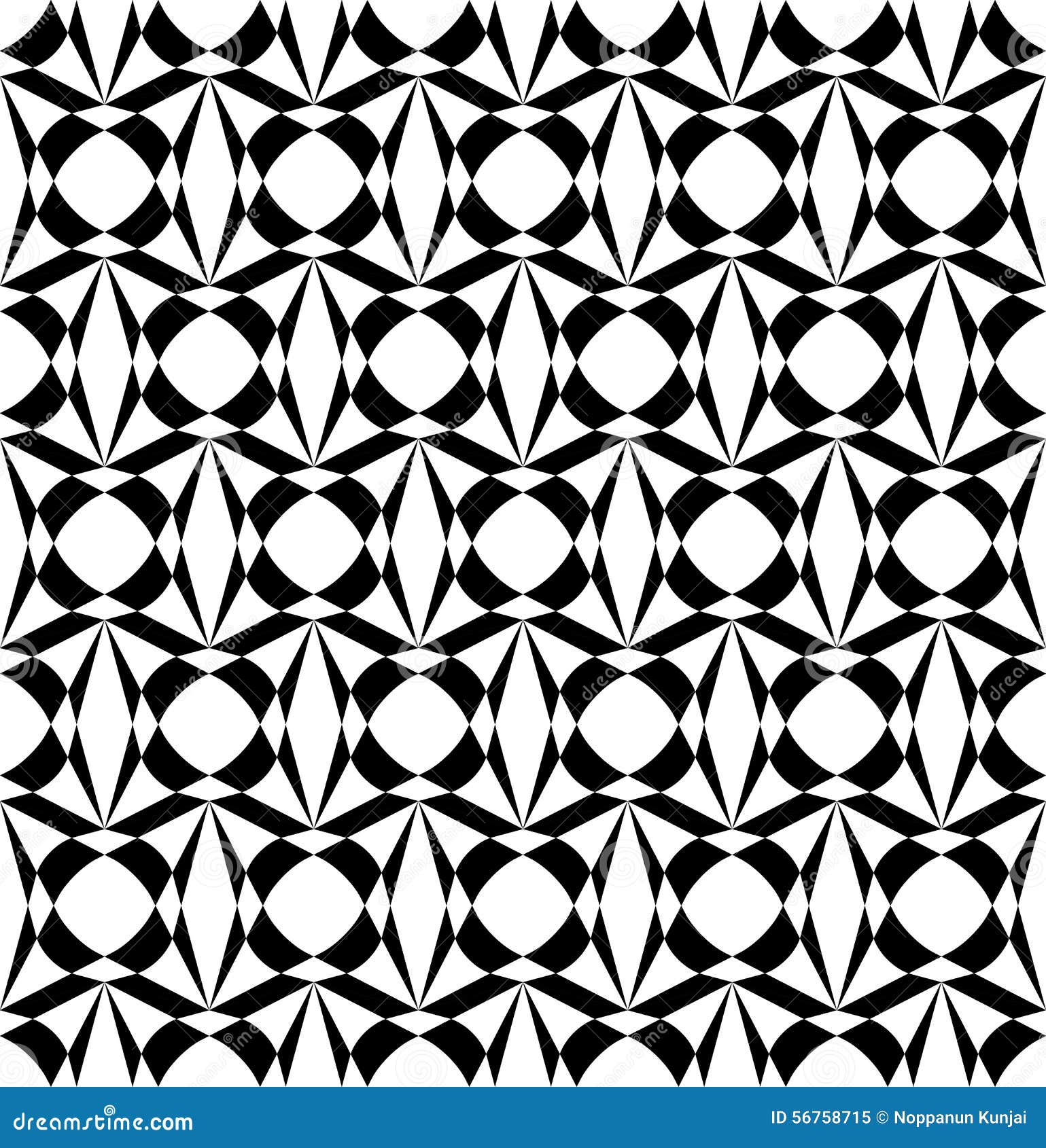 Black and White Seamless Pattern Modern Stylish Stock Vector ...