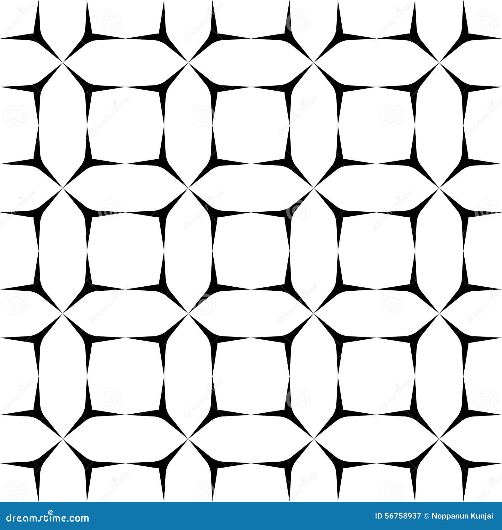 Black and White Seamless Pattern Modern Stylish Stock Vector ...