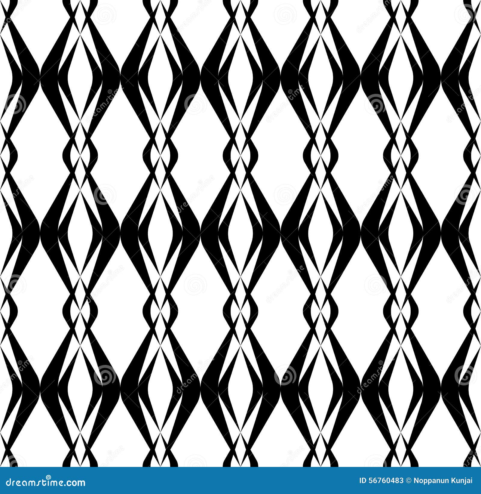 Black and White Seamless Pattern Modern Stylish, Abstract Background ...