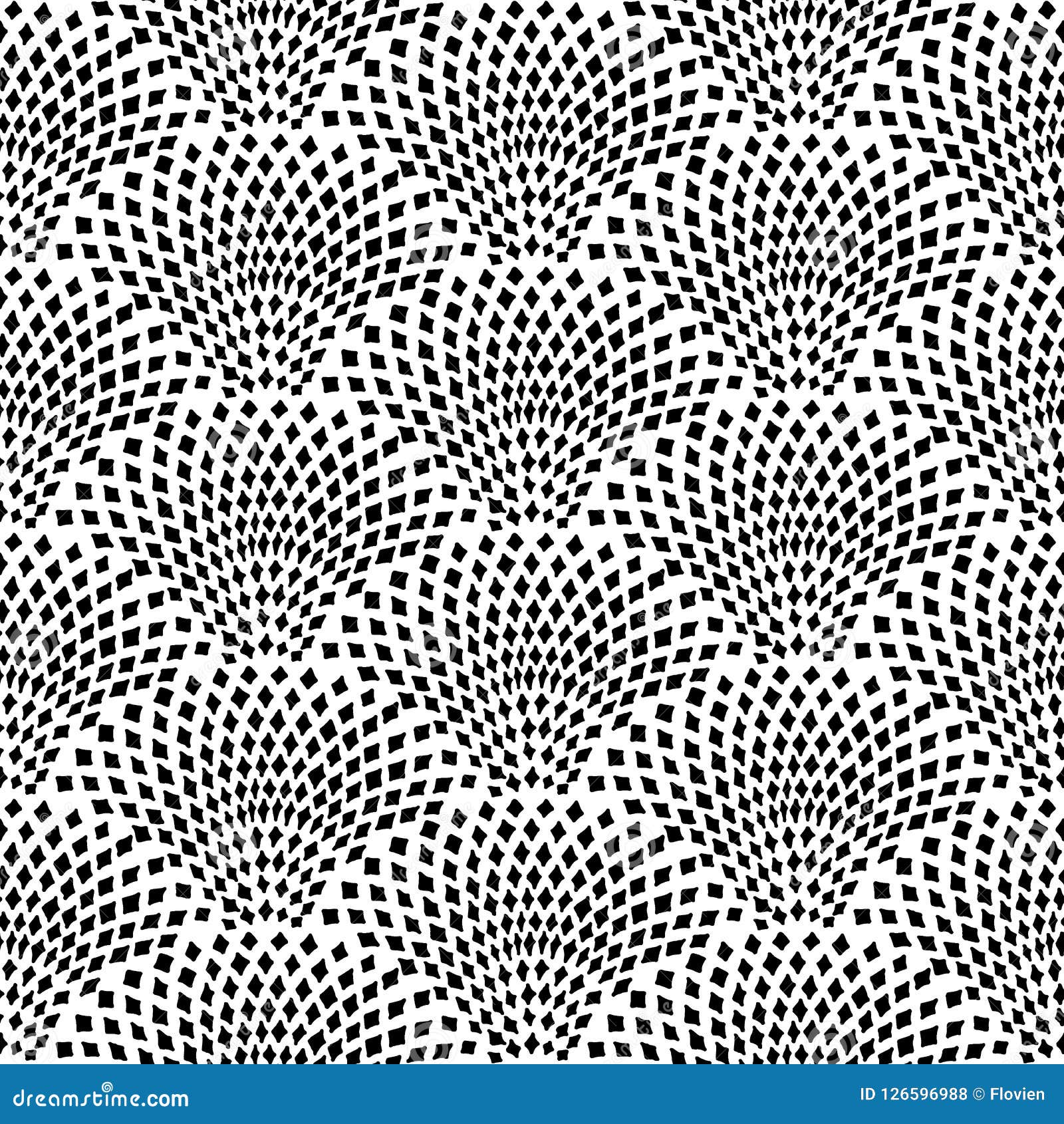 Black and White Seamless Pattern. Wavy Print for Textiles in Doo Stock ...