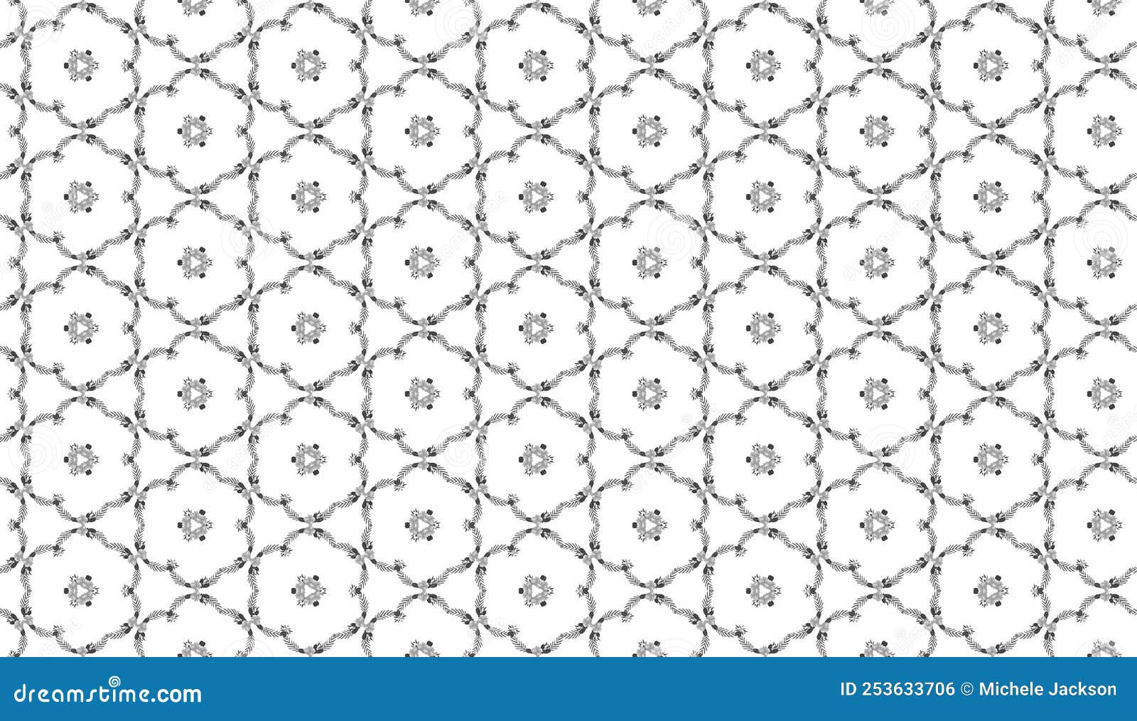 Small Scale Seamless Repeat Pattern Black and White Stock Illustration ...
